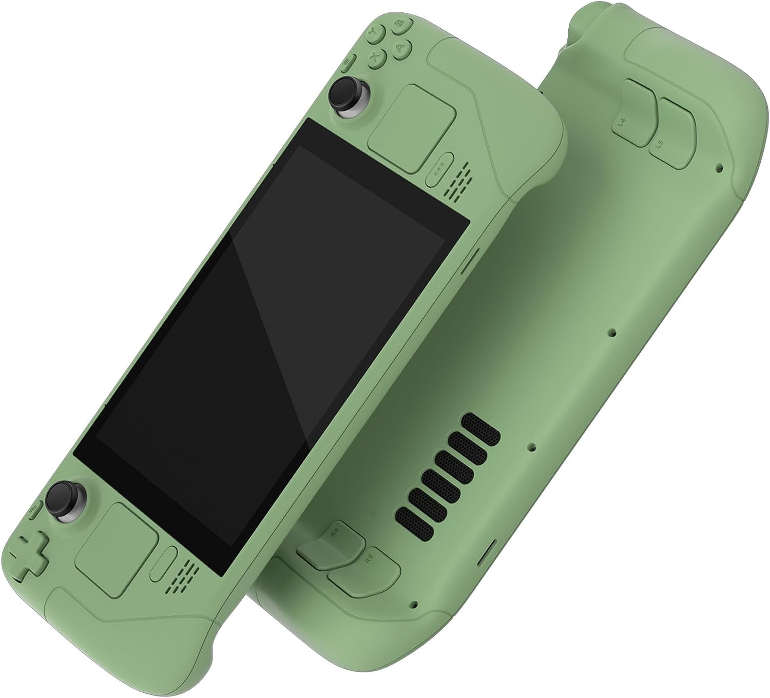 eXtremeRate Matcha Green Faceplate Back Plate Replacement Housing Case ...