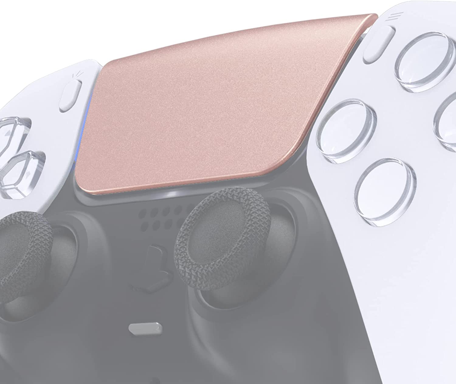 eXtremeRate Metallic Rose Gold Replacement Touchpad Cover for PS5 ...