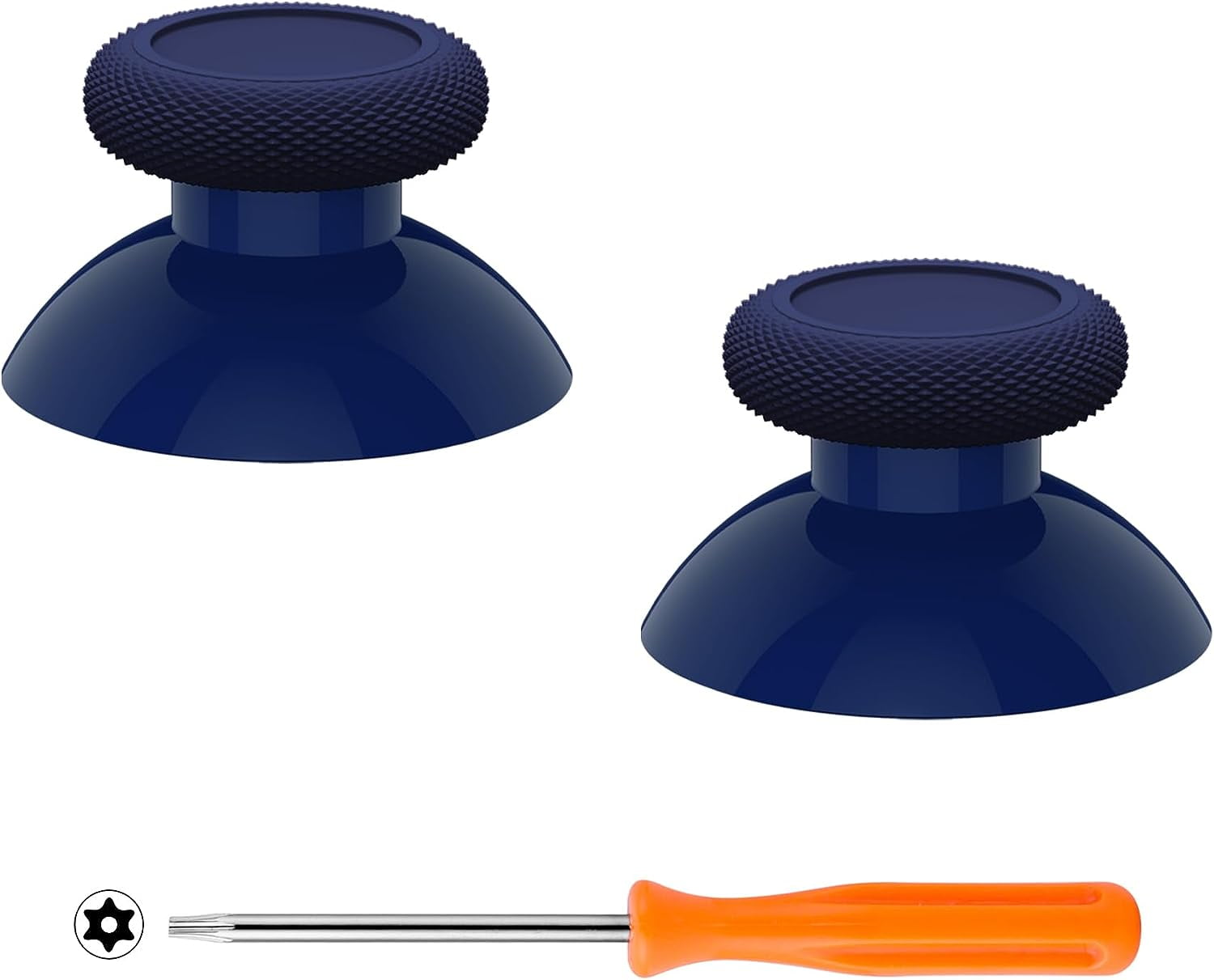 eXtremeRate Midnight Blue Replacement Thumbsticks Stick Buttons for ...