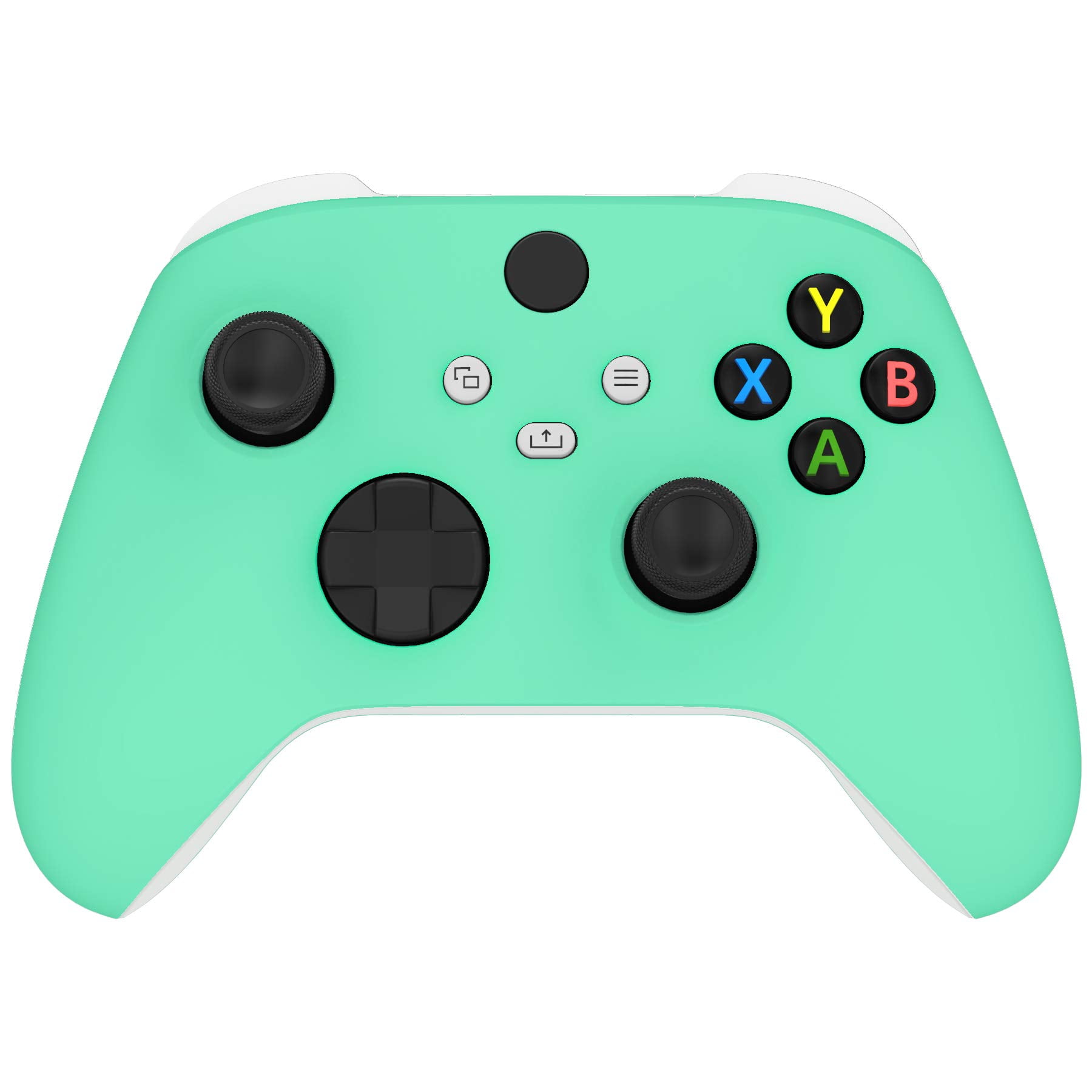 eXtremeRate Mint Green Back Panels Cover Faceplate Front Housing for ...