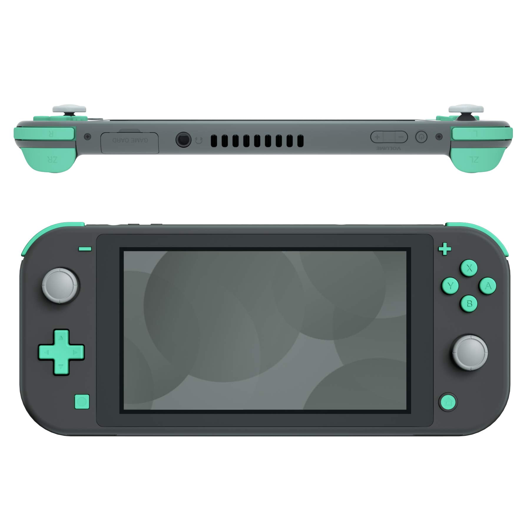 eXtremeRate Mint Green Replacement ABXY Home Capture Plus Minus Keys ...