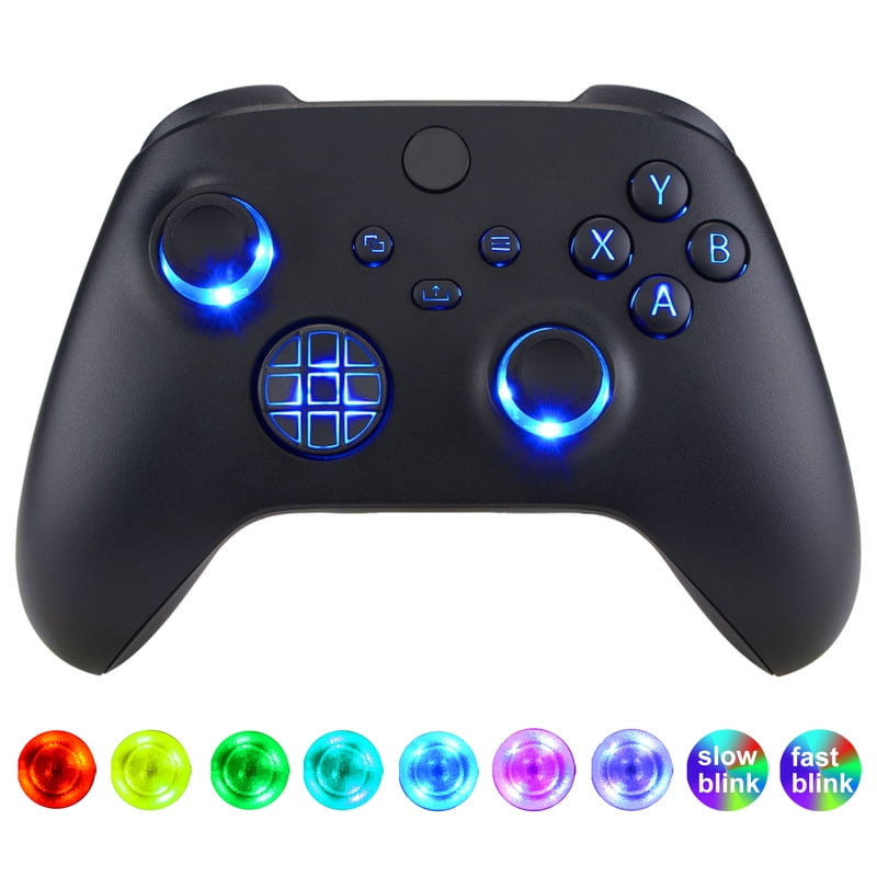 eXtremeRate Multi-Colors Luminated D-pad Thumbsticks Start Back Sync ...