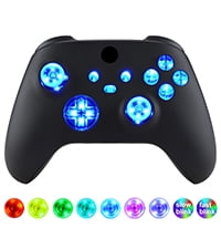 eXtremeRate Multi-Colors Luminated D-pad Thumbsticks Start Back Sync ...