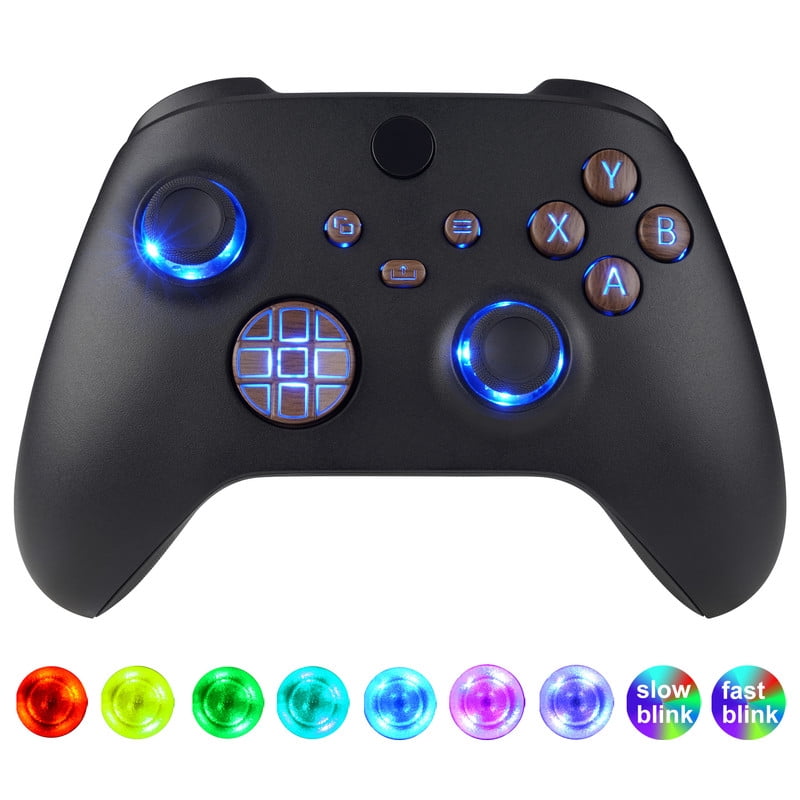 eXtremeRate Multi-Colors Luminated D-pad Thumbsticks Start Back Sync ...