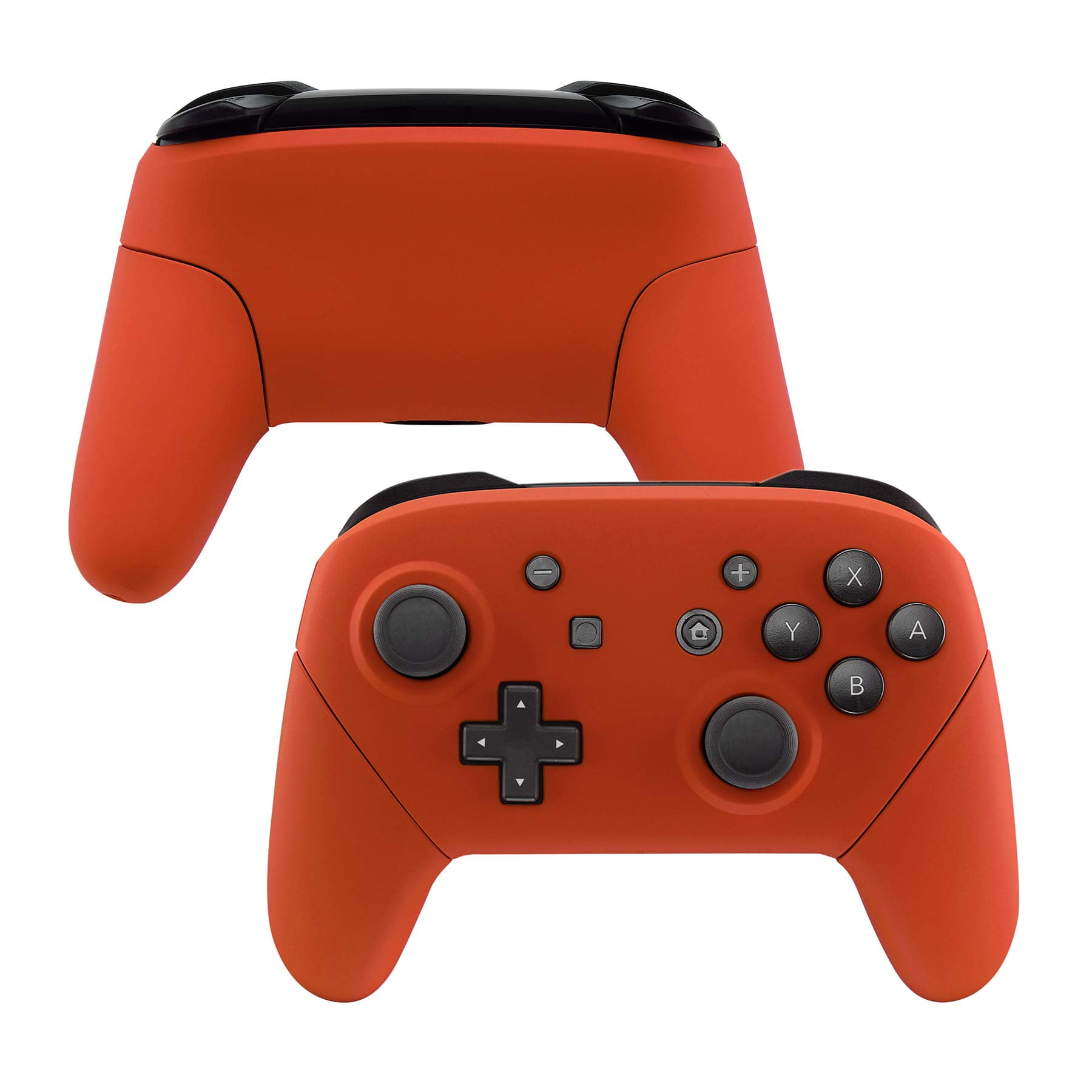 eXtremeRate Orange Faceplate Backplate Handles for Nintendo Switch Pro ...