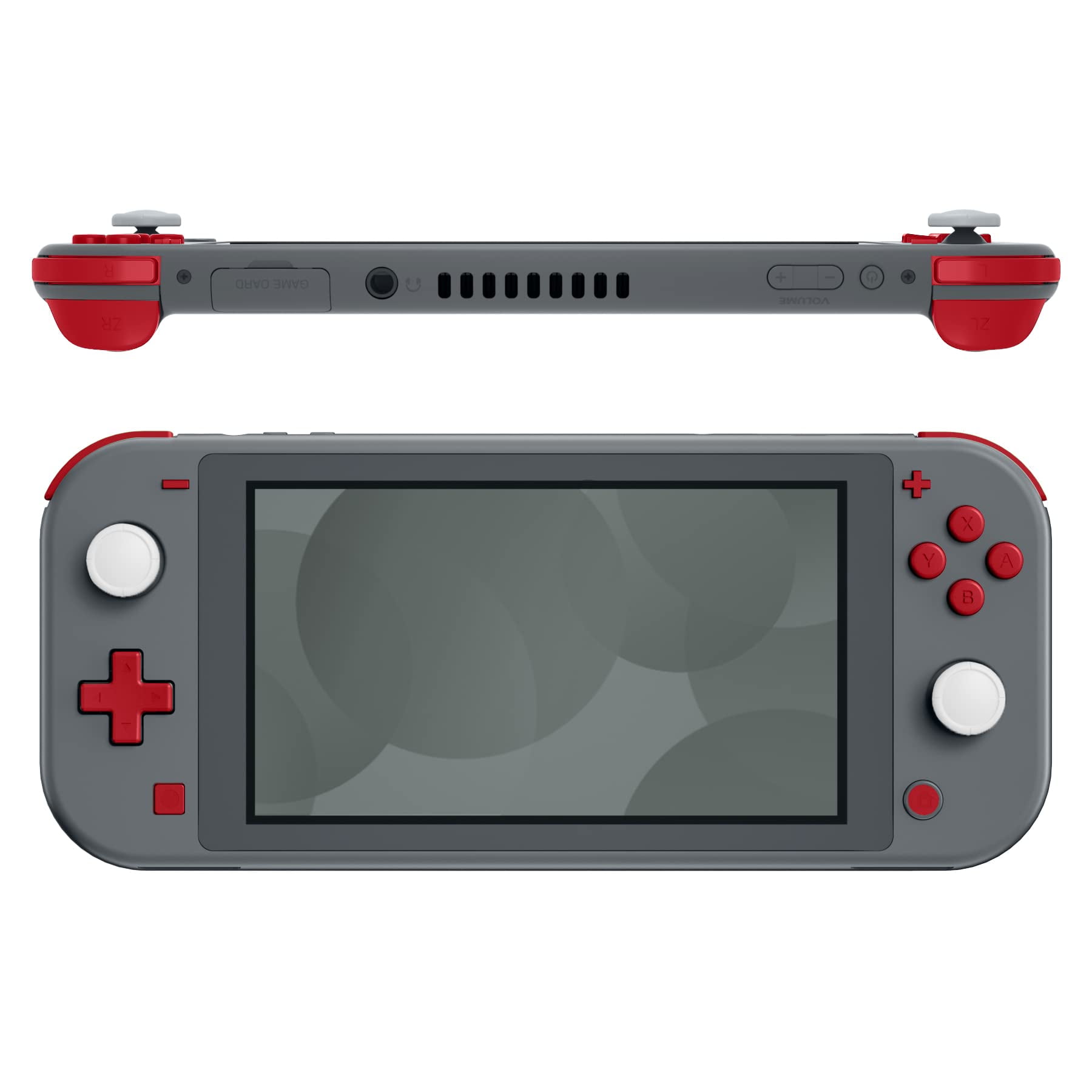 eXtremeRate Passion Red Replacement ABXY Home Capture Plus Minus Keys ...