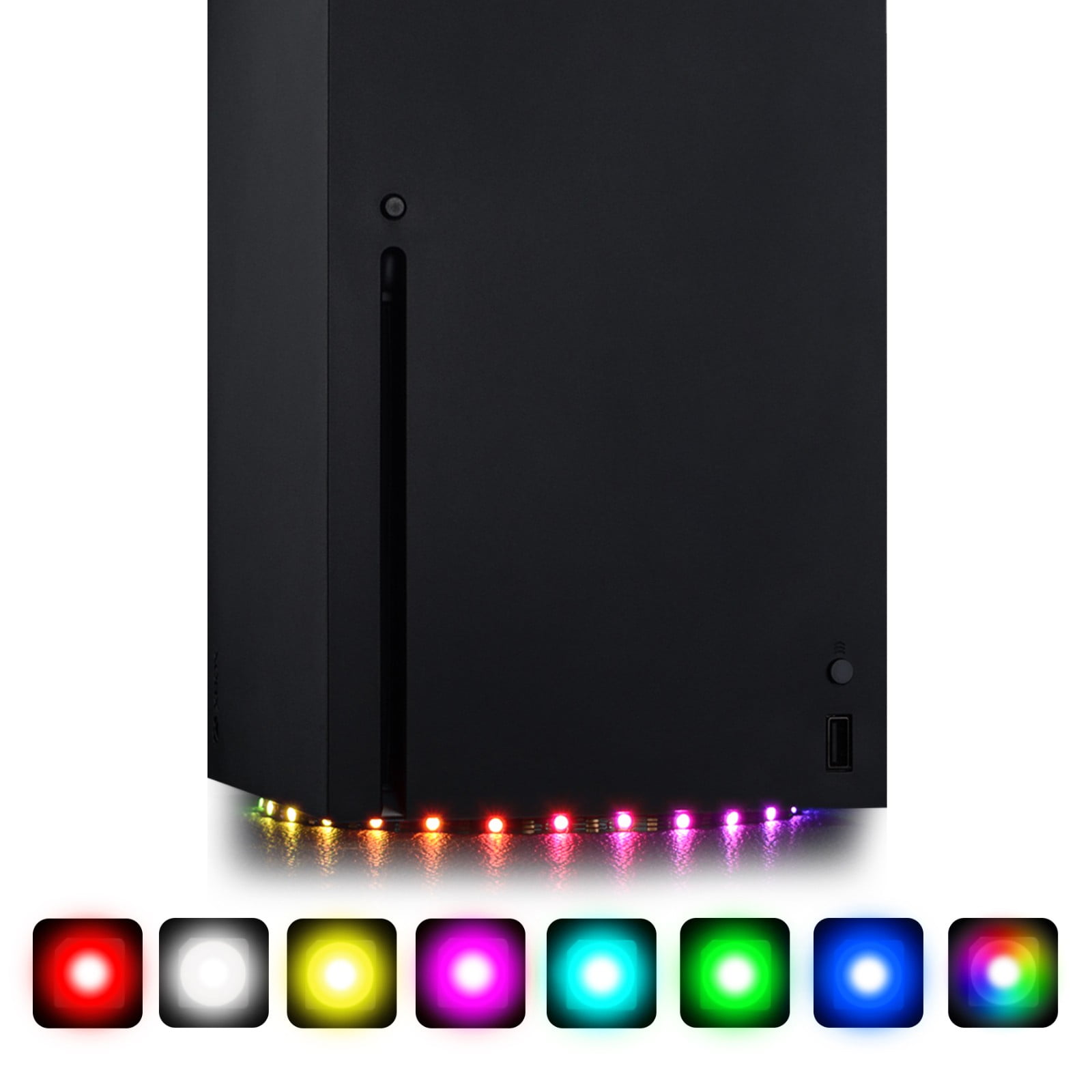 eXtremeRate RGB LED Light Strip for Xbox Series X Console, 7 Colors 29 ...