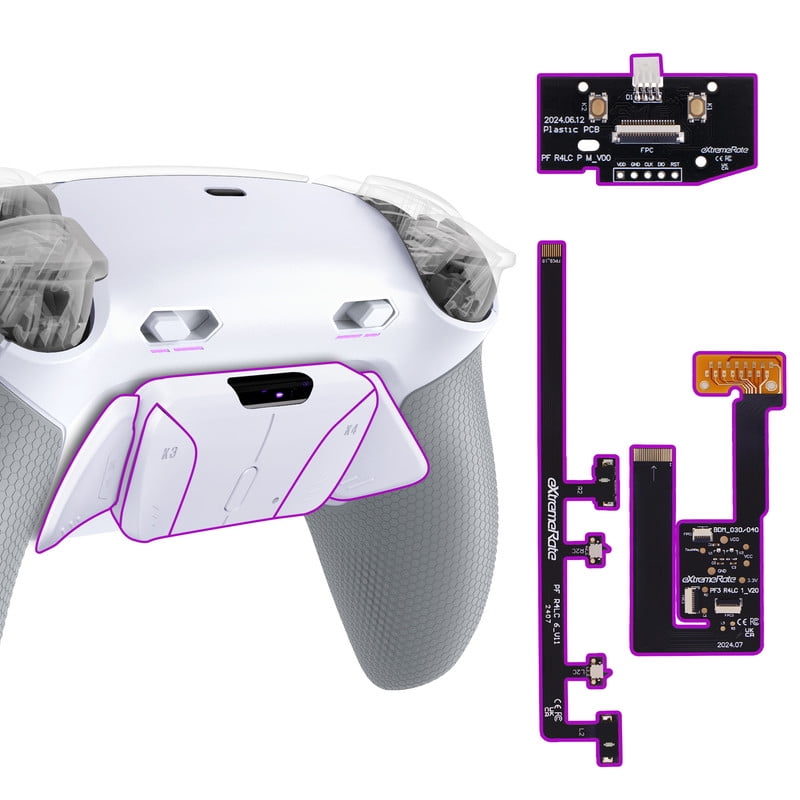 eXtremeRate RISE4 Plus MAX RMB Back Paddles Kit with Clicky Trigger ...