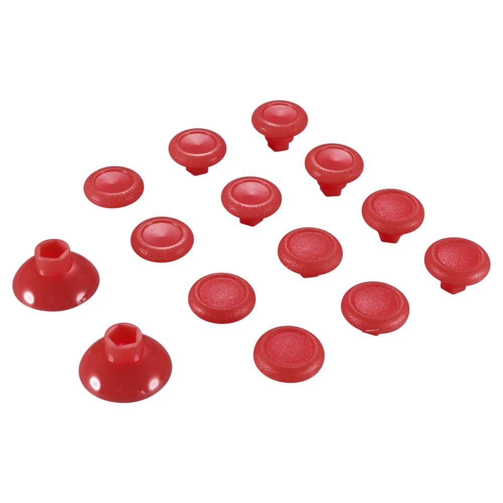 eXtremeRate Red Plastic Bottom Removable Thumbstick Joystick for PS5 ...