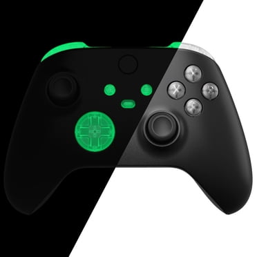eXtremeRate Replacement Custom Three-Tone Green & Clear Classic Symbols ...