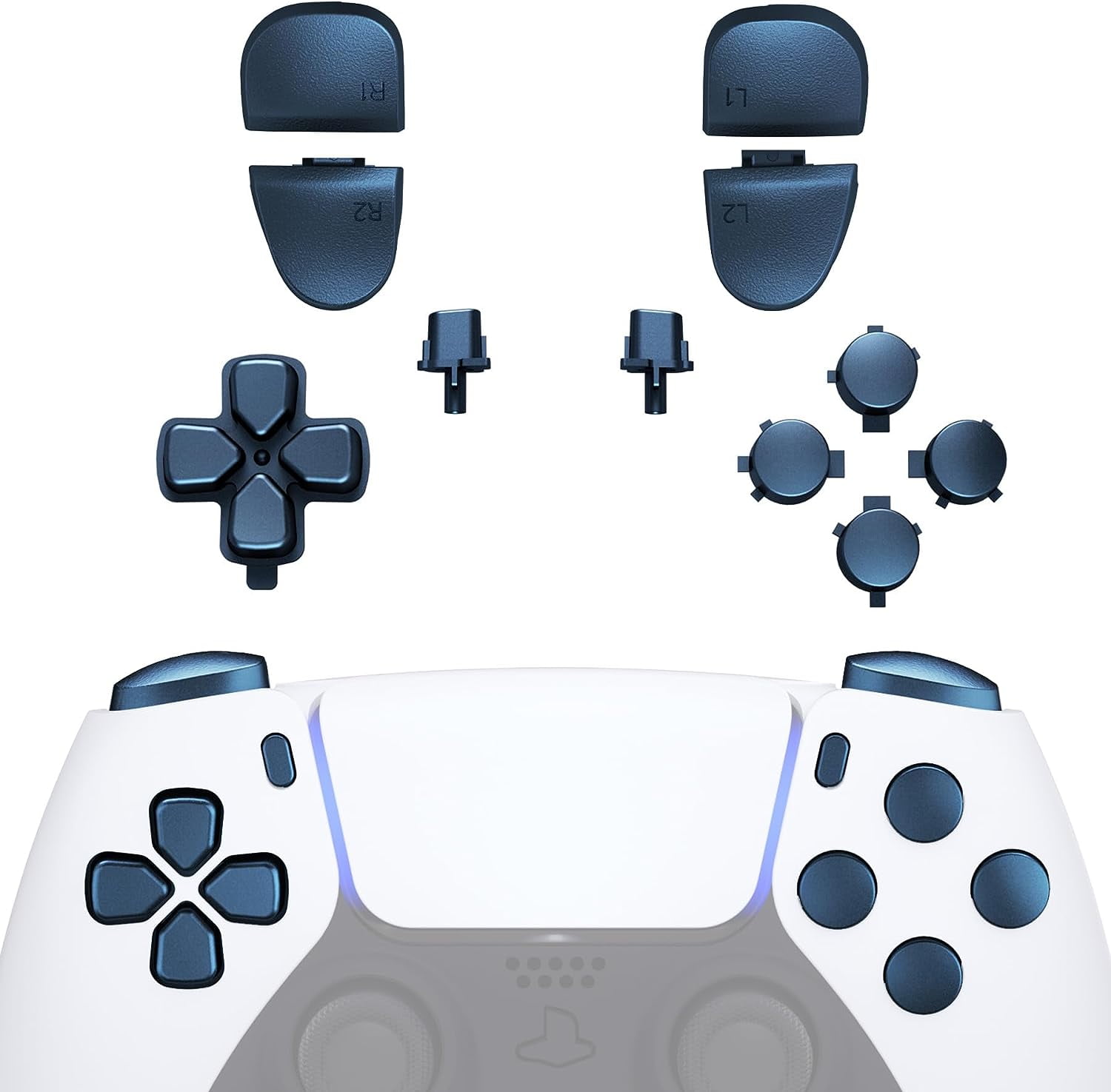 eXtremeRate Replacement D-pad R1 L1 R2 L2 Triggers Share Options Face ...