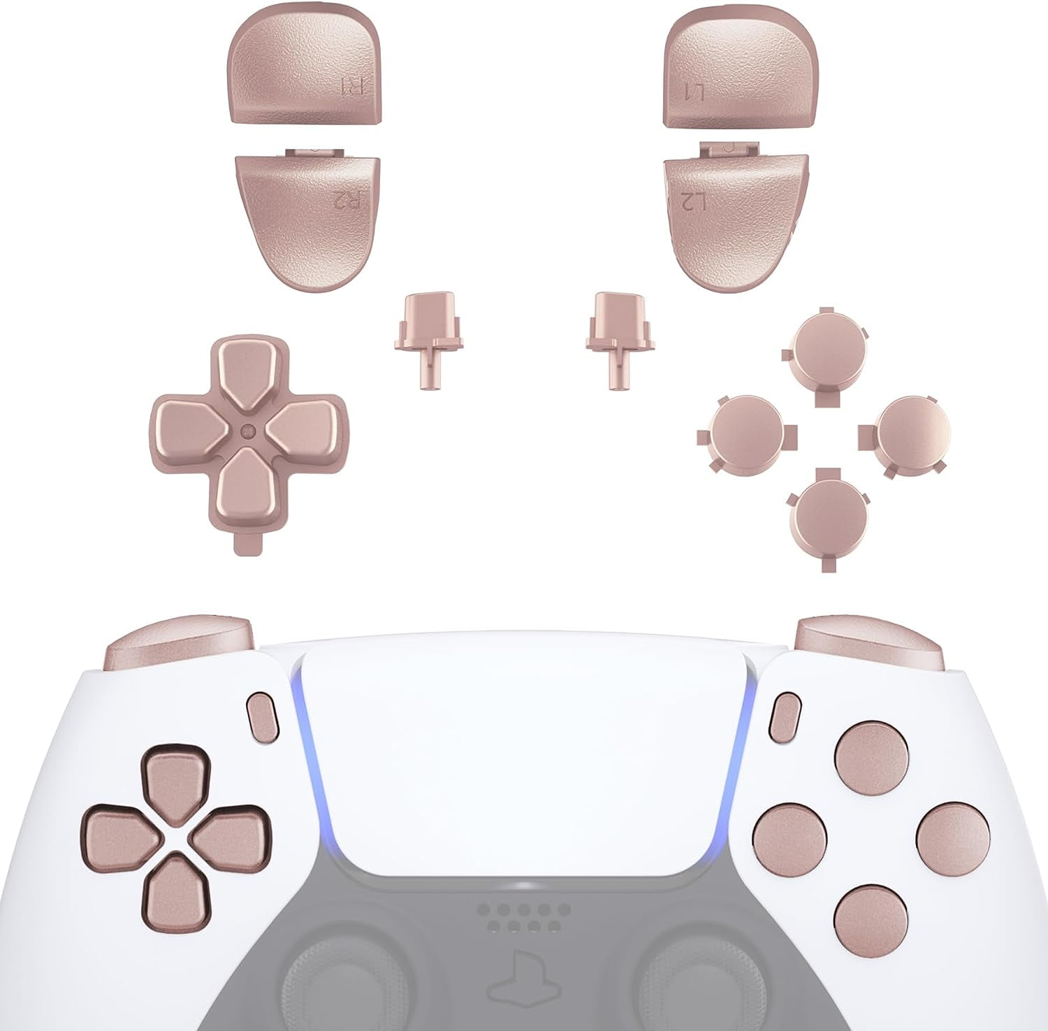 eXtremeRate Replacement D-pad R1 L1 R2 L2 Triggers Share Options Face ...