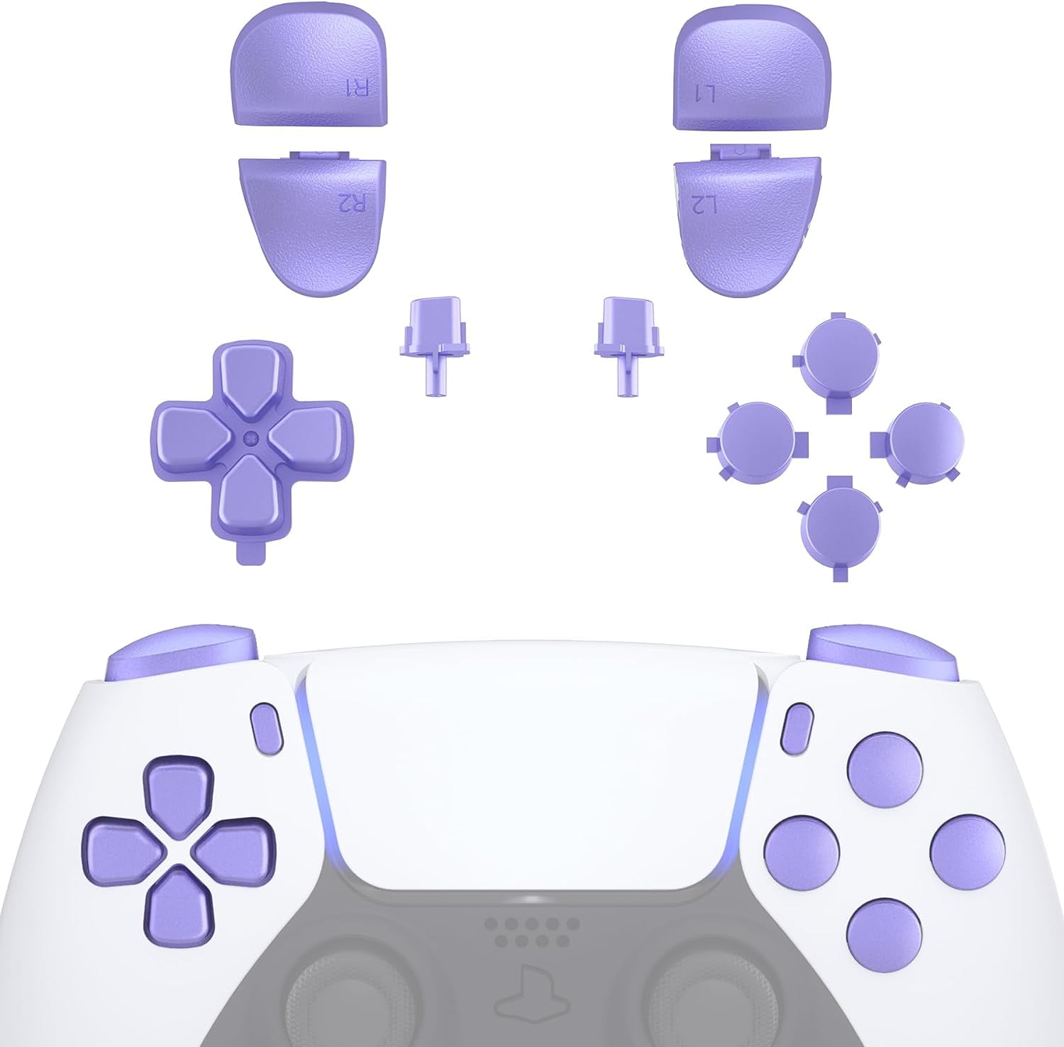 eXtremeRate Replacement D-pad R1 L1 R2 L2 Triggers Share Options Face ...