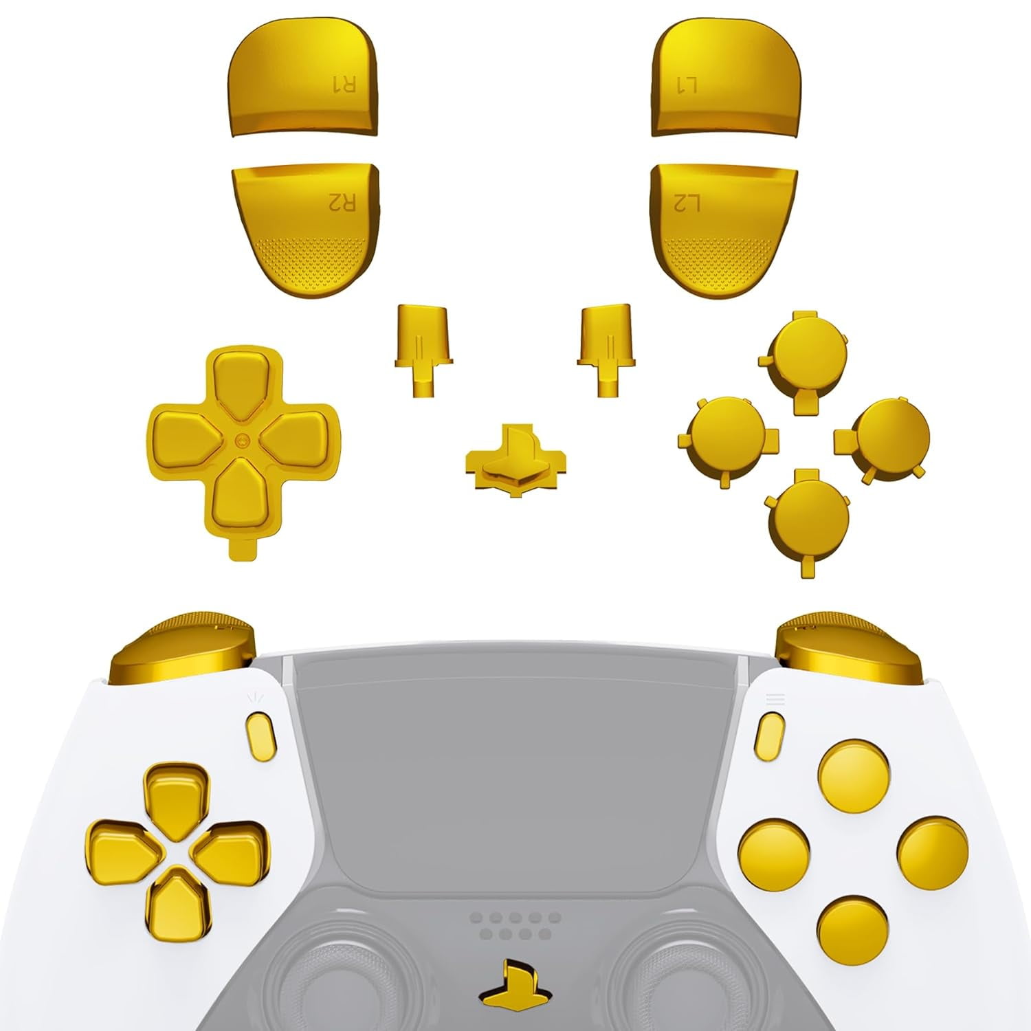 eXtremeRate Replacement Full Set Buttons Compatible with ps5 Edge ...