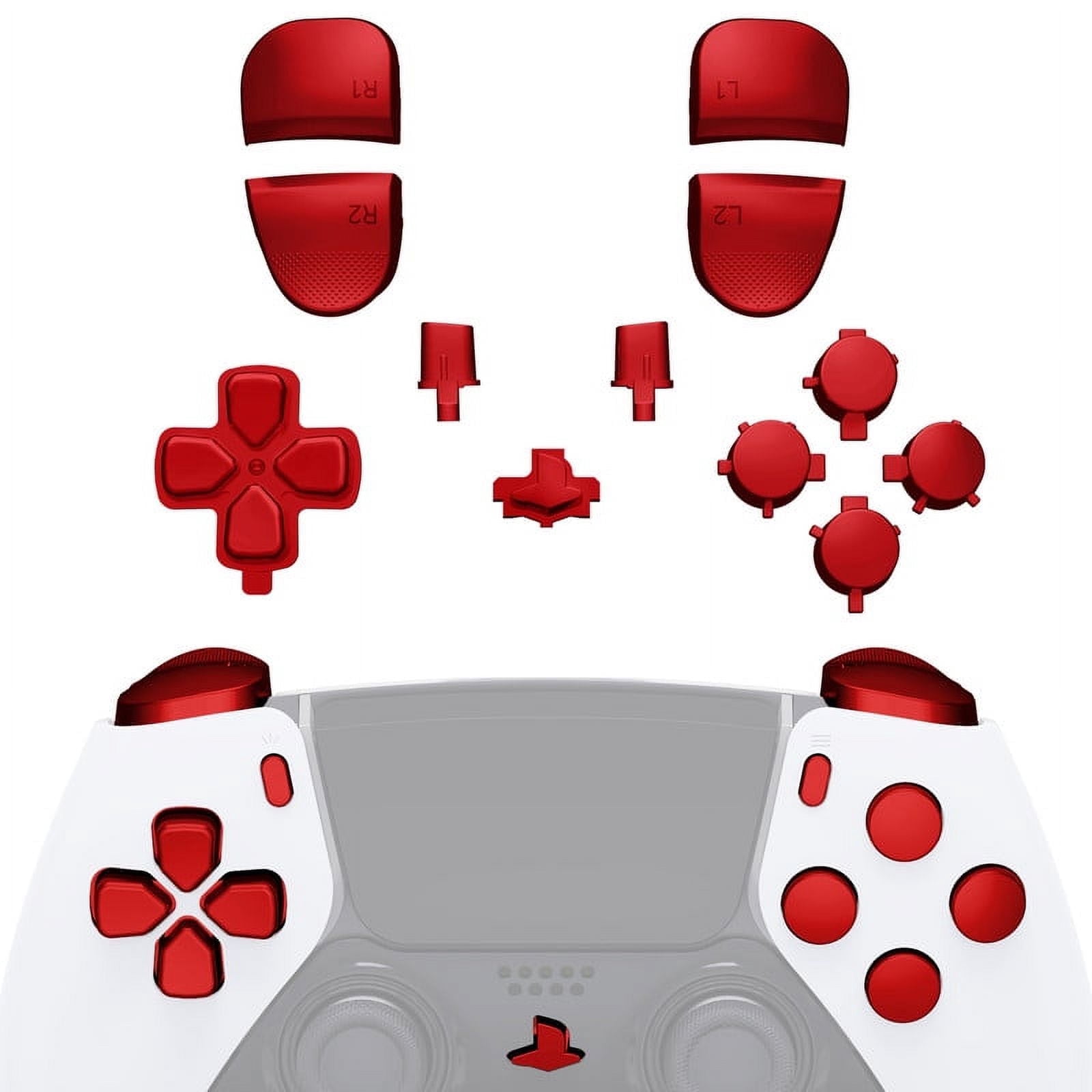 eXtremeRate Replacement Full Set Buttons Compatible with ps5 Edge ...