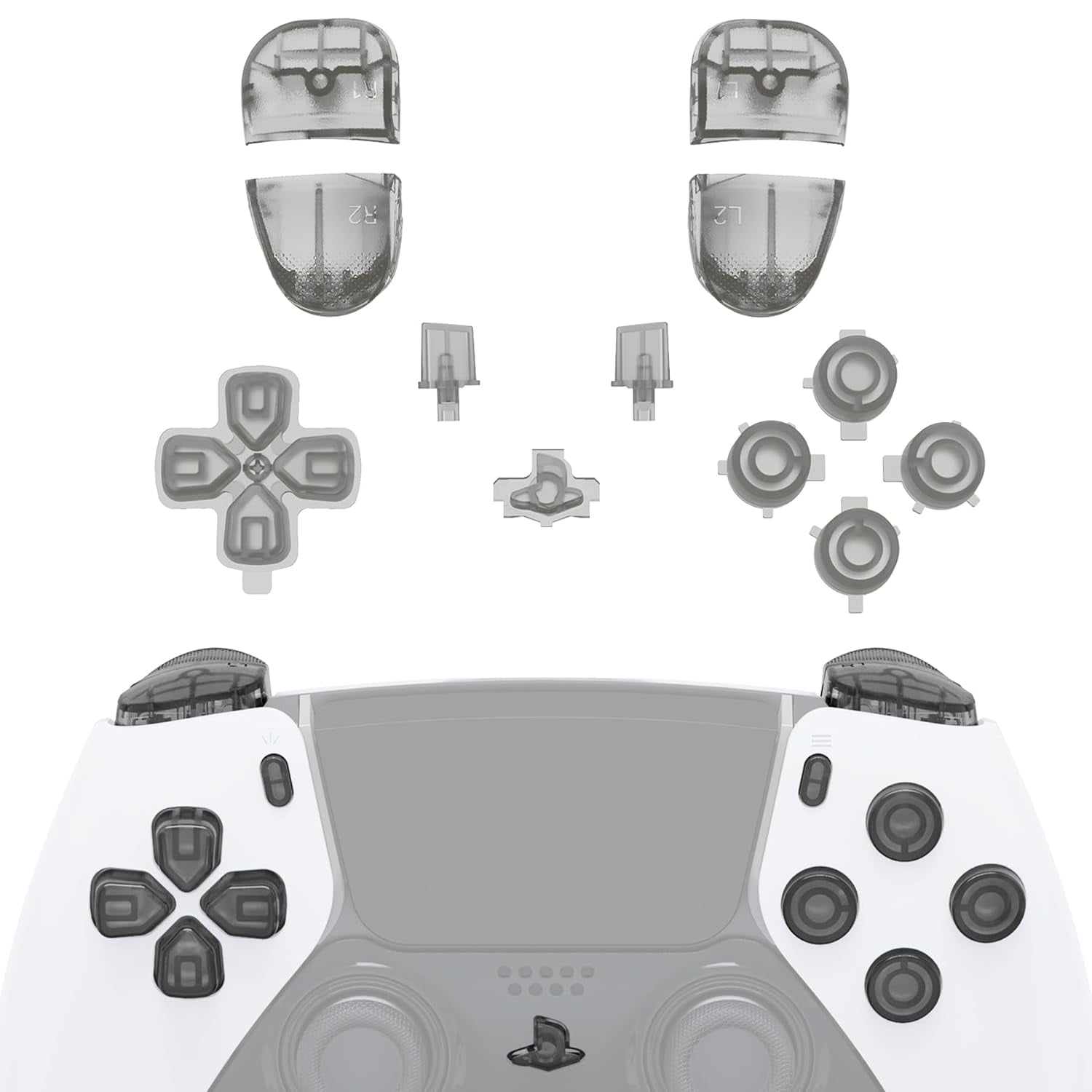 eXtremeRate Replacement Full Set Buttons Compatible with ps5 Edge ...