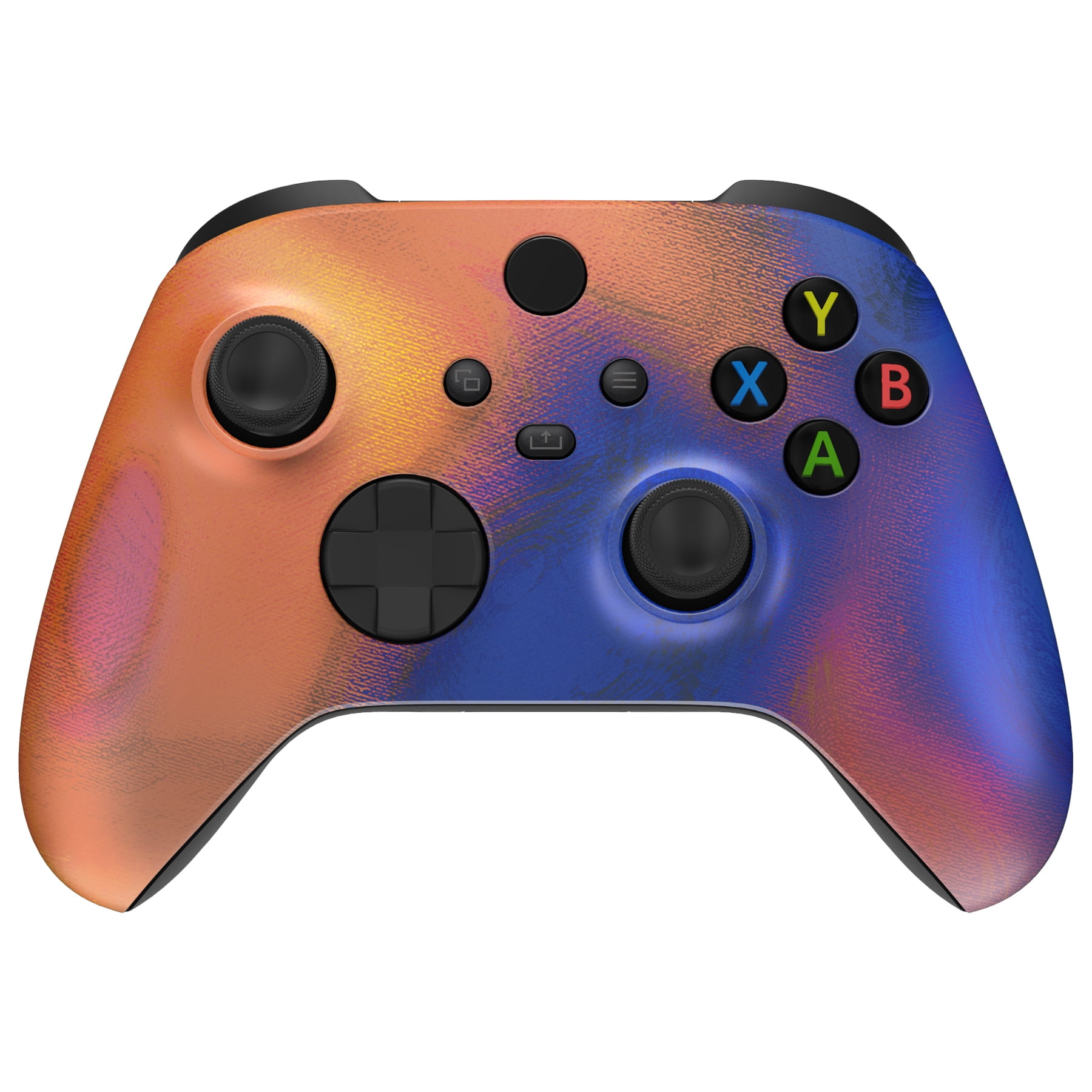 eXtremeRate Replacement Purple Red Swirl Front Housing Cover for Xbox ...
