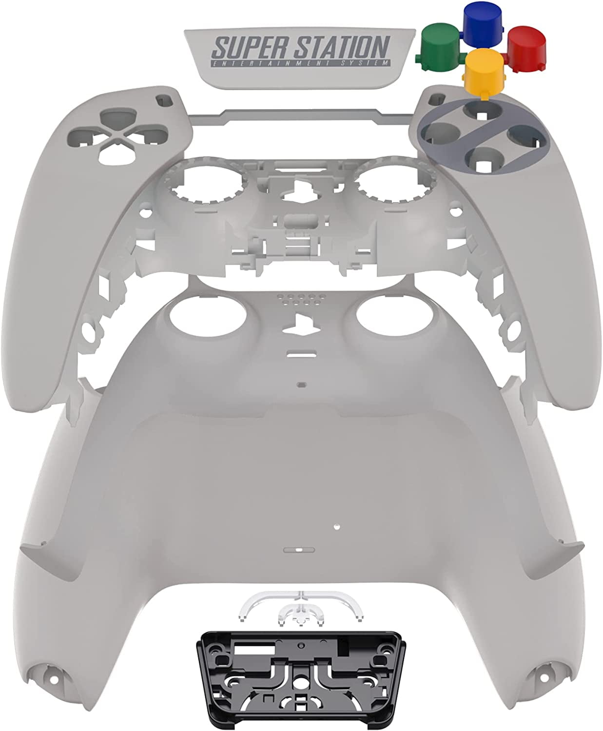 eXtremeRate SFC SNES Classic EU Replacement Full Set Shell w/ Action ...