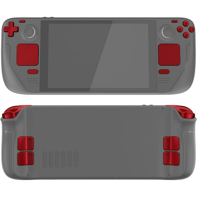 eXtremeRate Scarlet Red Replacement ABXY D-pad Trackpad Bumpers ...