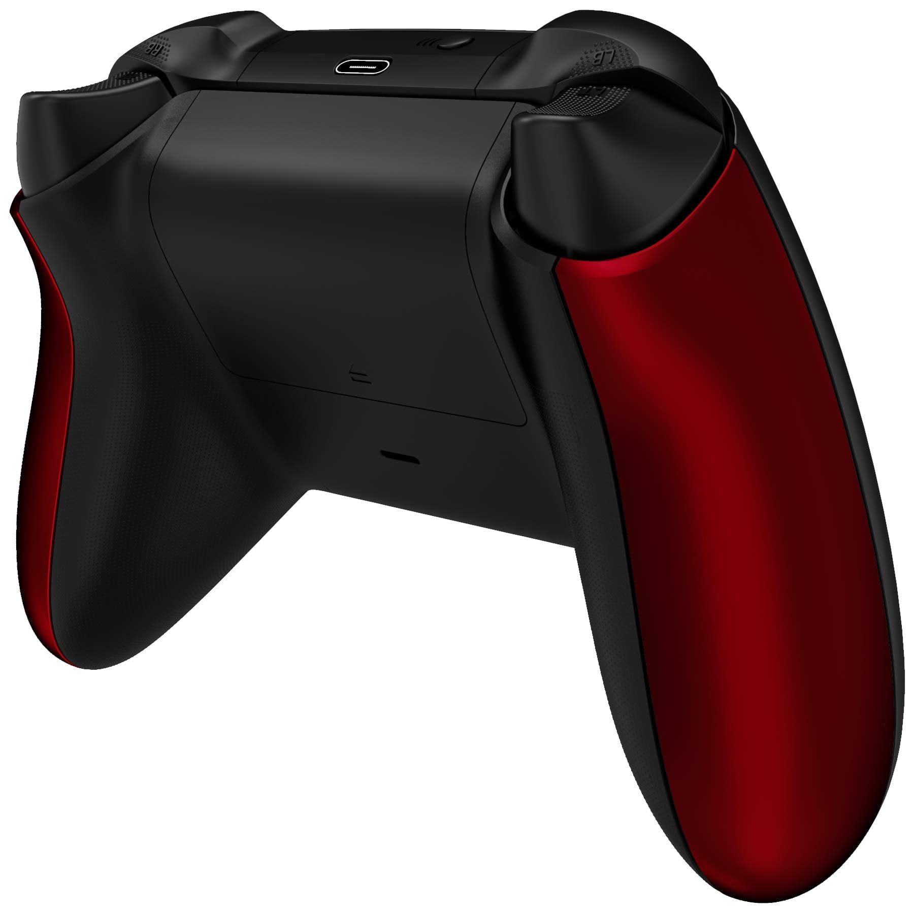 eXtremeRate Scarlet Red Replacement Left Right Side Rails Rear Shell ...