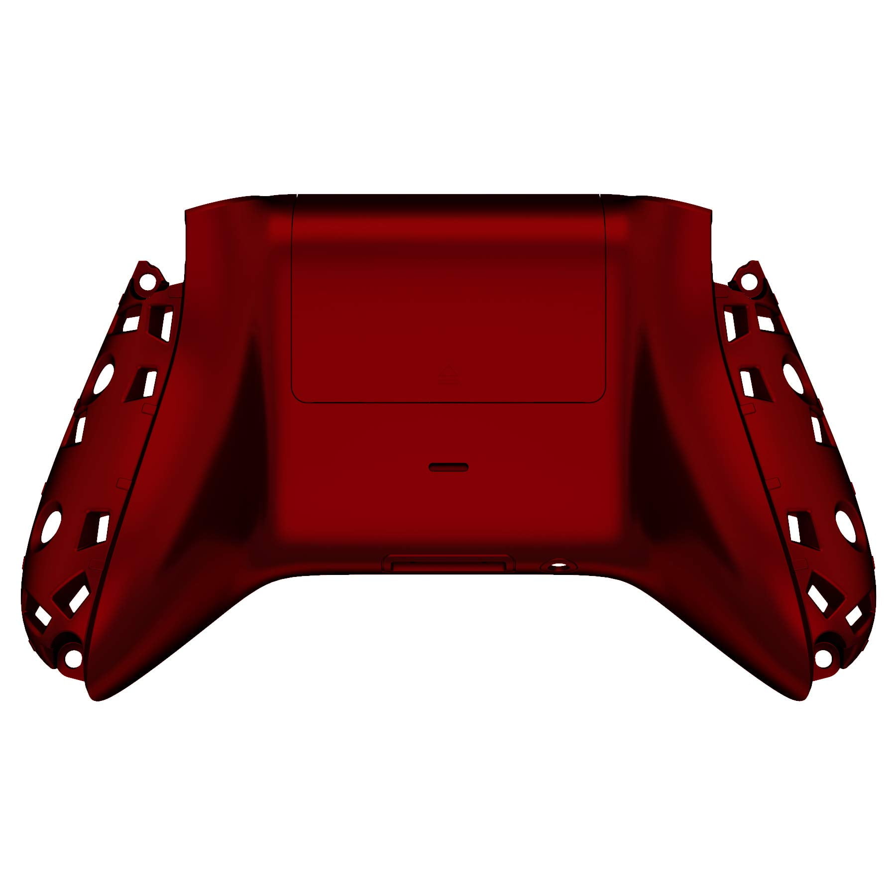eXtremeRate Scarlet Red Soft Touch Custom Bottom Shell w/ Battery Cover ...