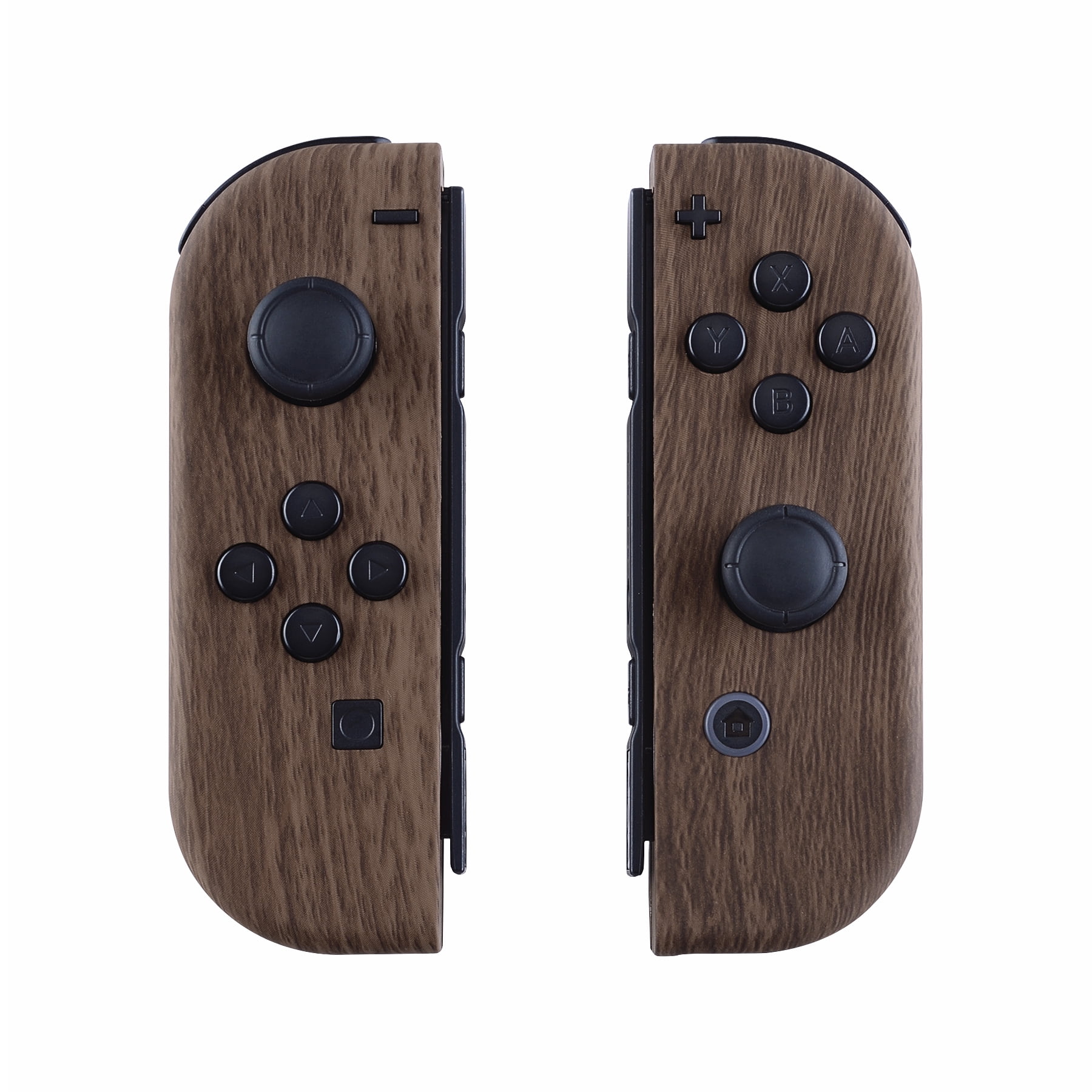 Extremerate Soft Touch Grip Wood Grain Joycon Handheld Controller