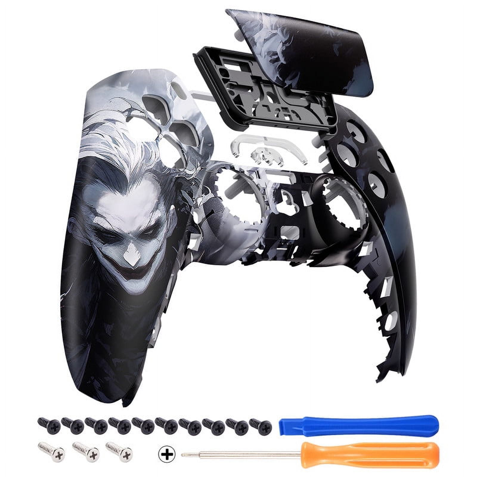 eXtremeRate The Dark Clown Front Housing Shell w/Touchpad Replacement ...