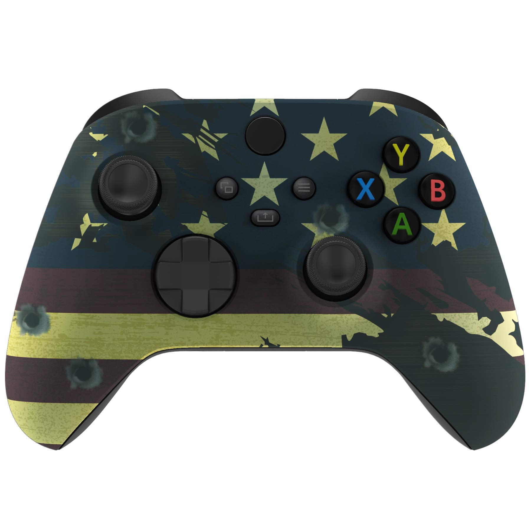 eXtremeRate US Flag the Stars & Stripes Controller Front Housing for ...