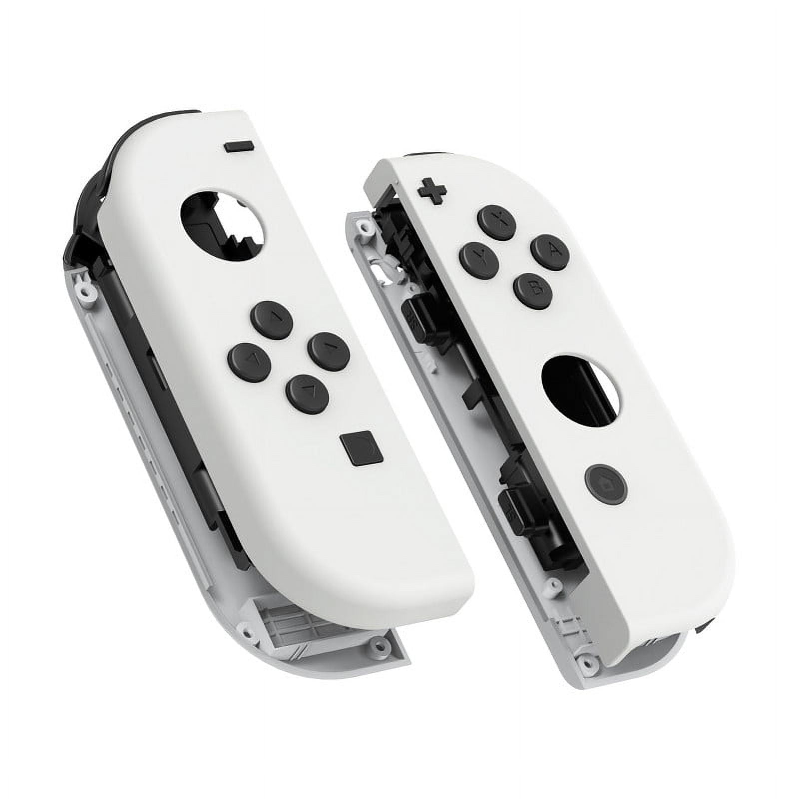 eXtremeRate White Housing Shell for Switch Joy-Con w/ Full Set Buttons ...