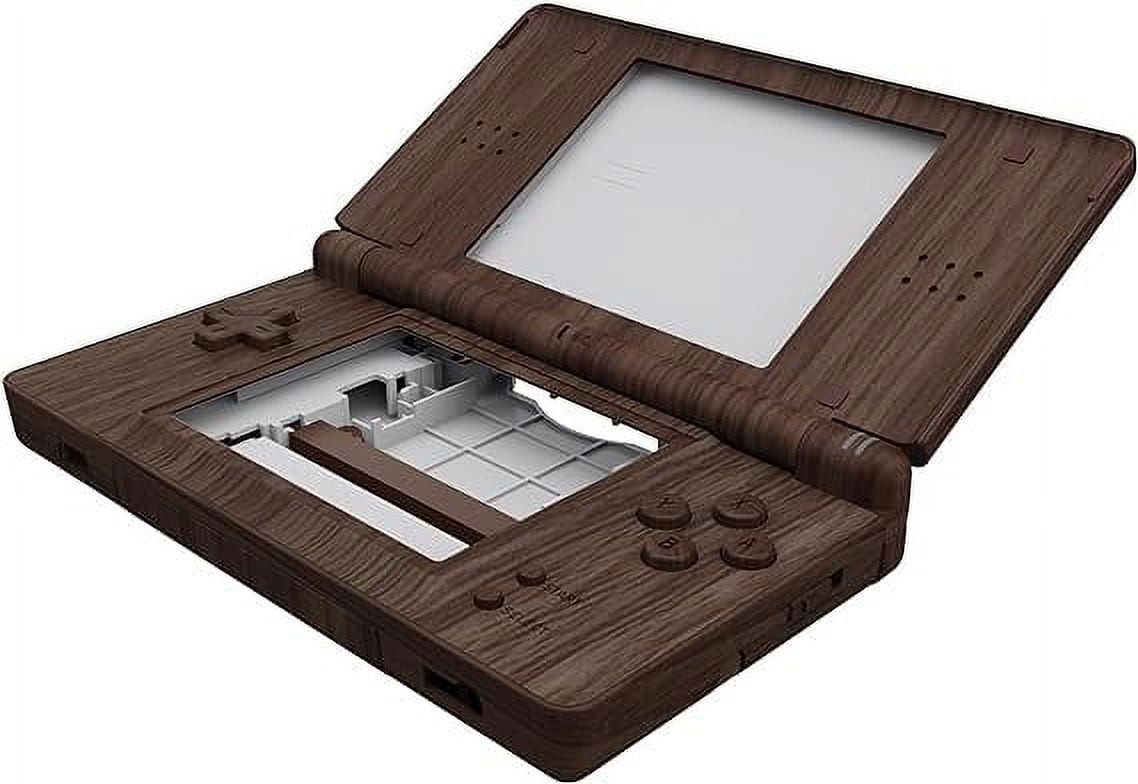 eXtremeRate Wood Grain Replacement Full Set Buttons for Nintendo DS ...