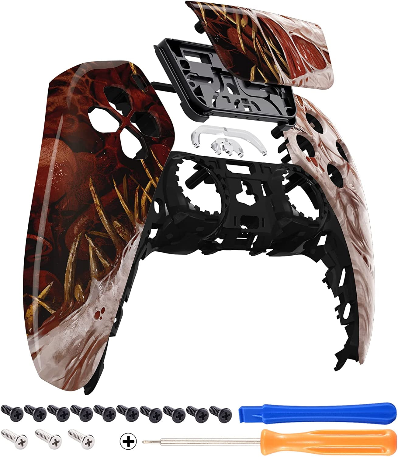 eXtremeRate Xeno Species Replacement Touchpad Front Housing Shell for ...