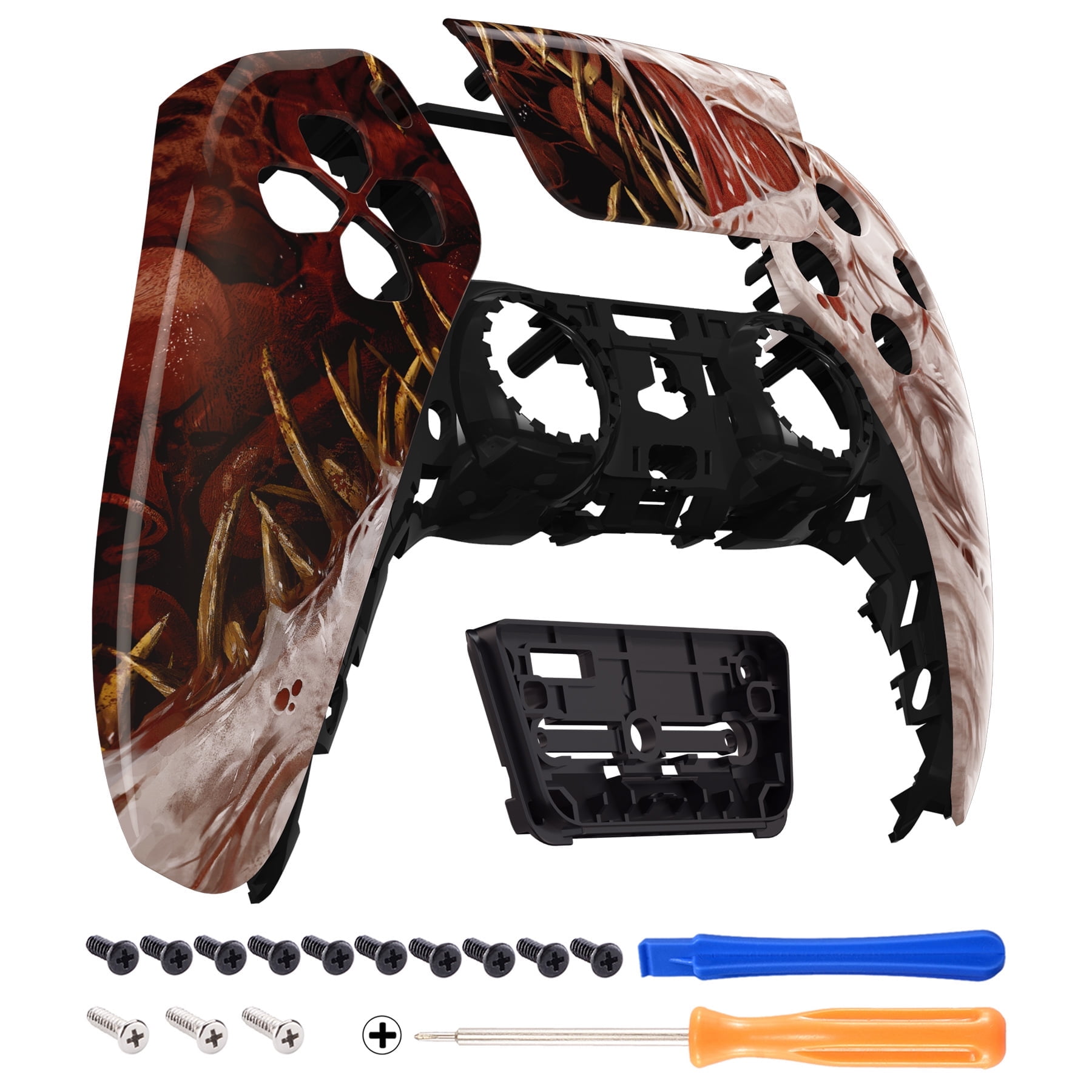 eXtremeRate Xeno Species Touchpad Front Housing Shell Compatible with ...