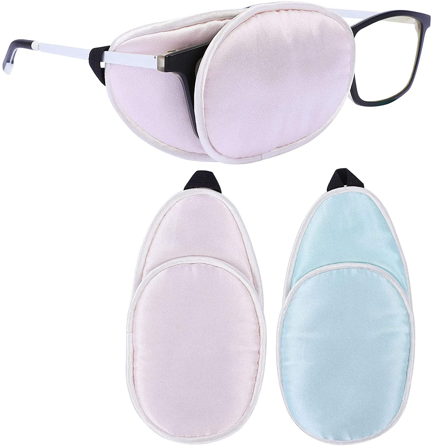 eZAKKA Eye Patches for Adults, Eye Patch for Glasses Silk Patch for ...