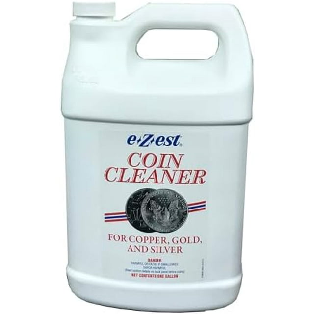 eZest Easy Coin Cleaner Copper Gold Silver Jewelry - 1 Gallon - Walmart.com