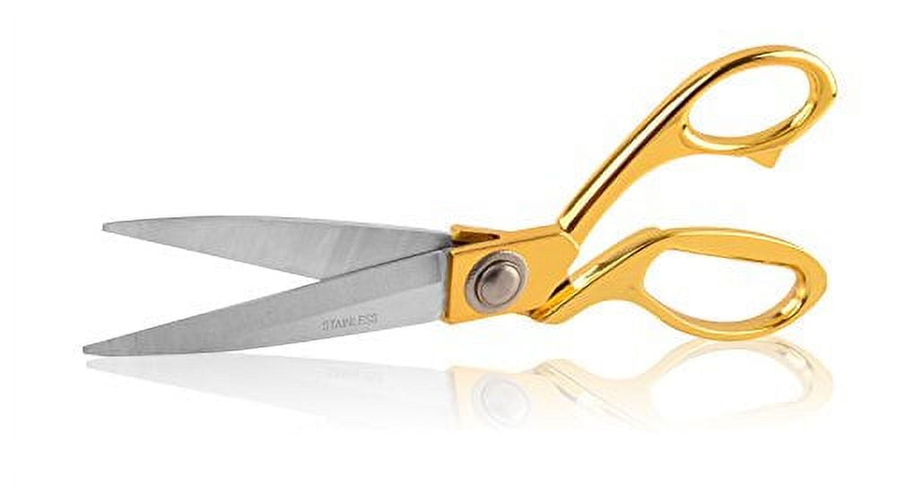 eZthings® Professional Heavy Duty Gold Scissors for Leather arts and ...