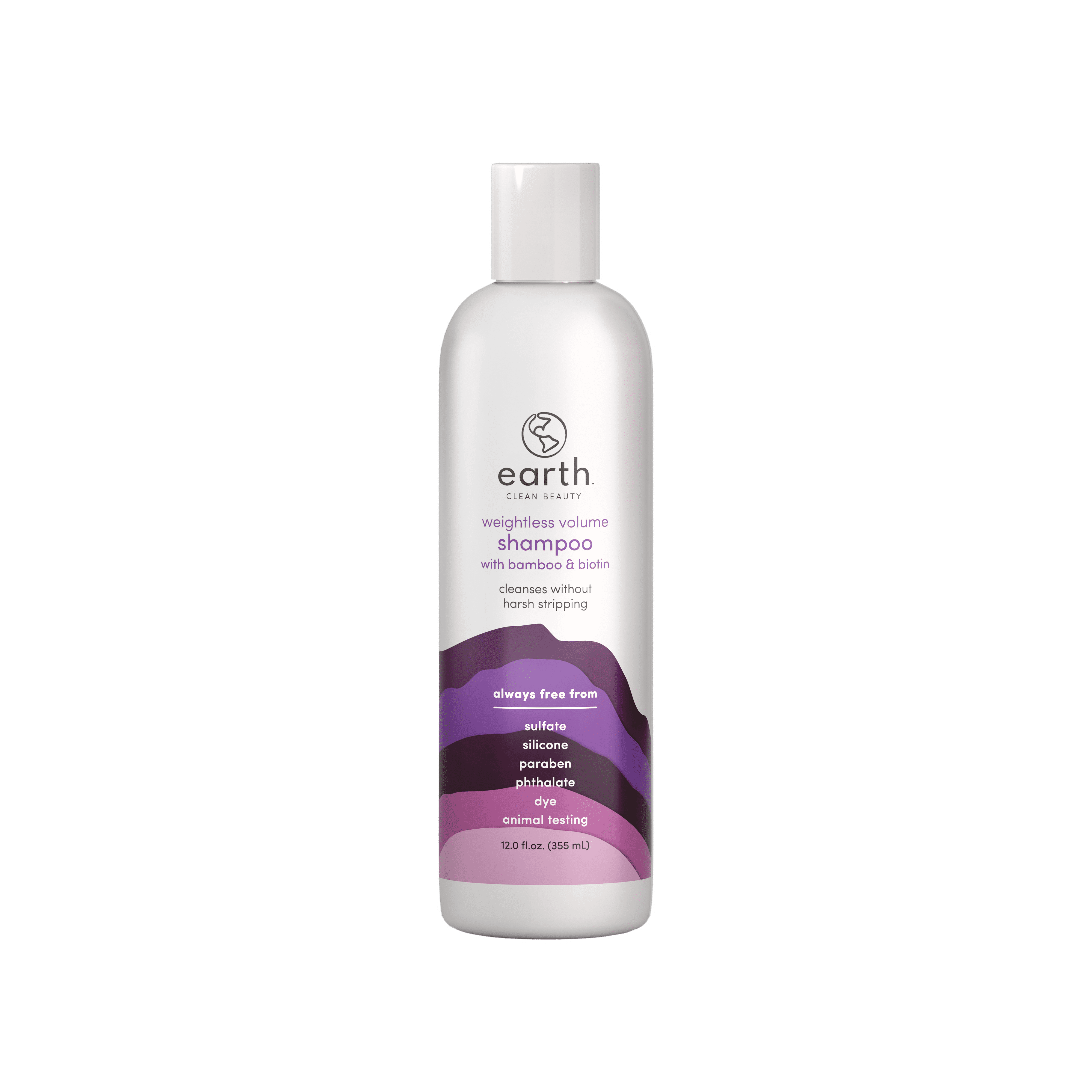 earth Clean Beauty Weightless Sheer Volume Shampoo with Bamboo & Biotin ...