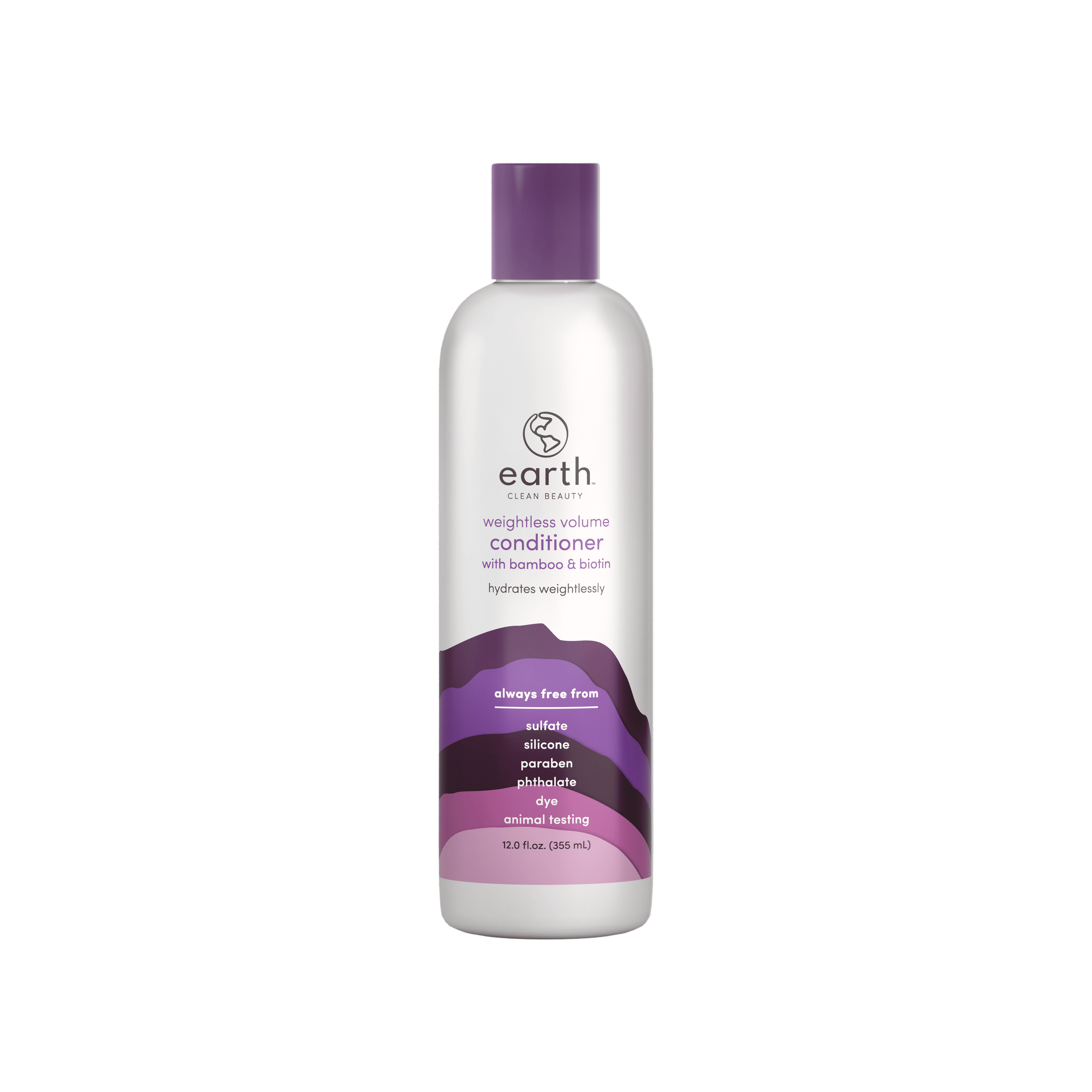 earth Clean Beauty Weightless Volume Conditioner with Bamboo and Biotin ...