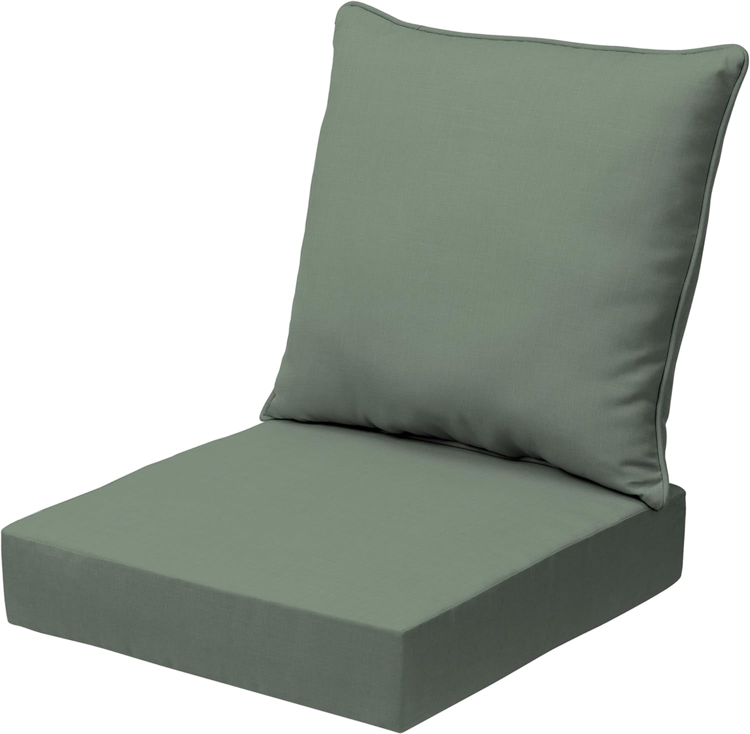 earthFIBER Outdoor Deep Seat Cushion Set, 24 x 24, Rain-Proof, Fade ...