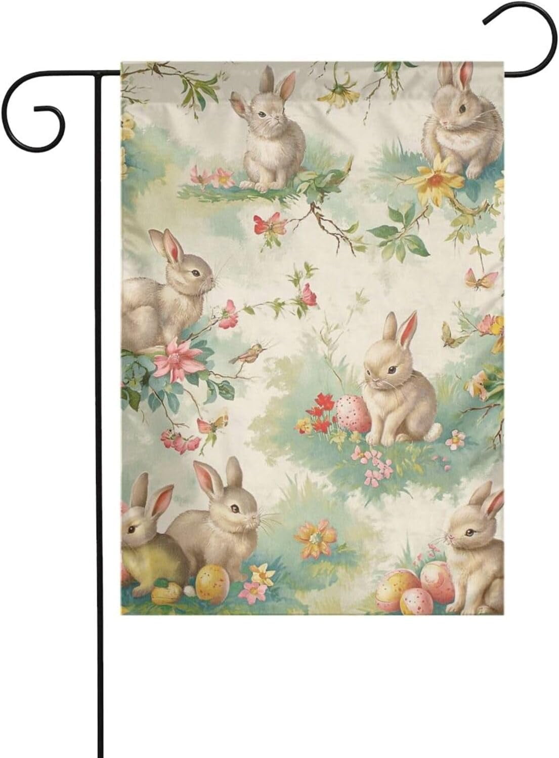 easter art Garden Flags Double Sided,Garden Flags for All Seasons ...