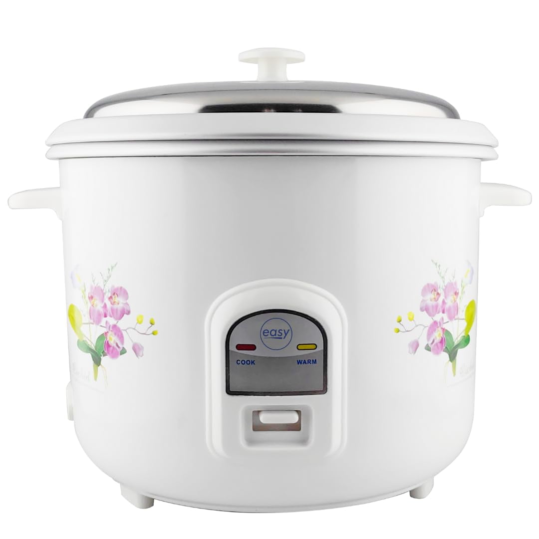 easy RC18 700W 18 Liter Electric Rice Cooker with 2 Aluminium Bowls One ...