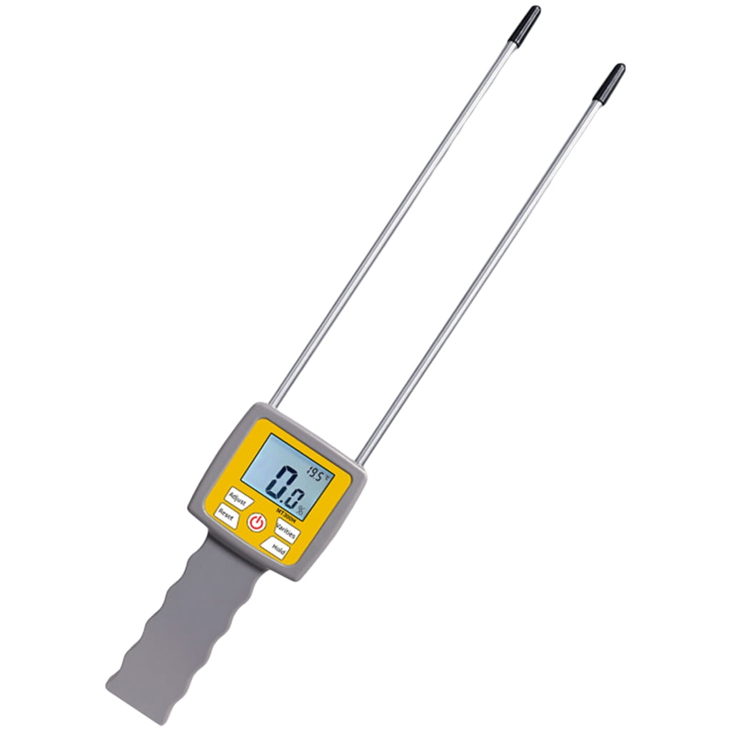 easy carry double Probes Hays Moisture Meter with LCD Backlights ...