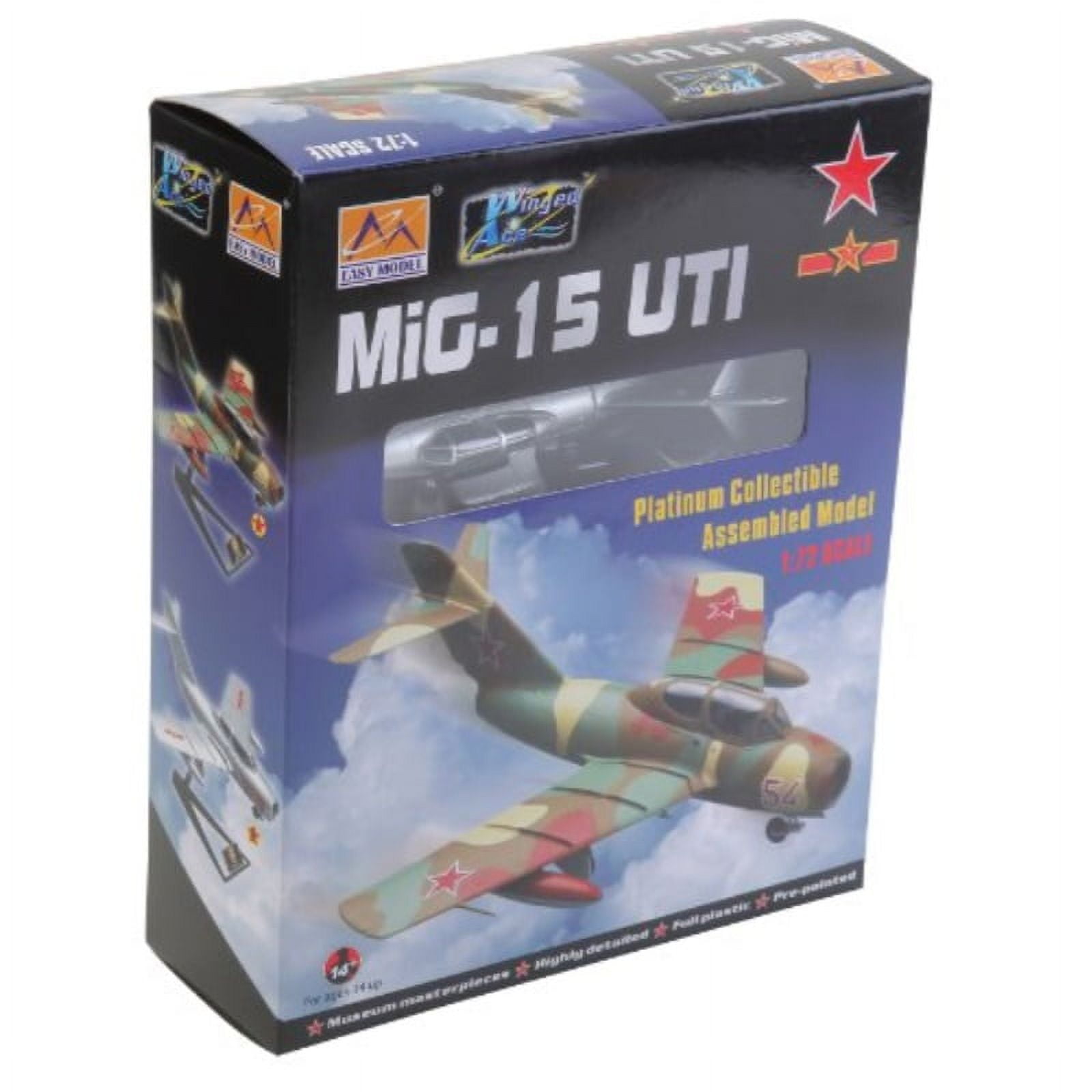 easy model 1:72 scale mig-15uti midget czechoslavkia s-103 air force ...