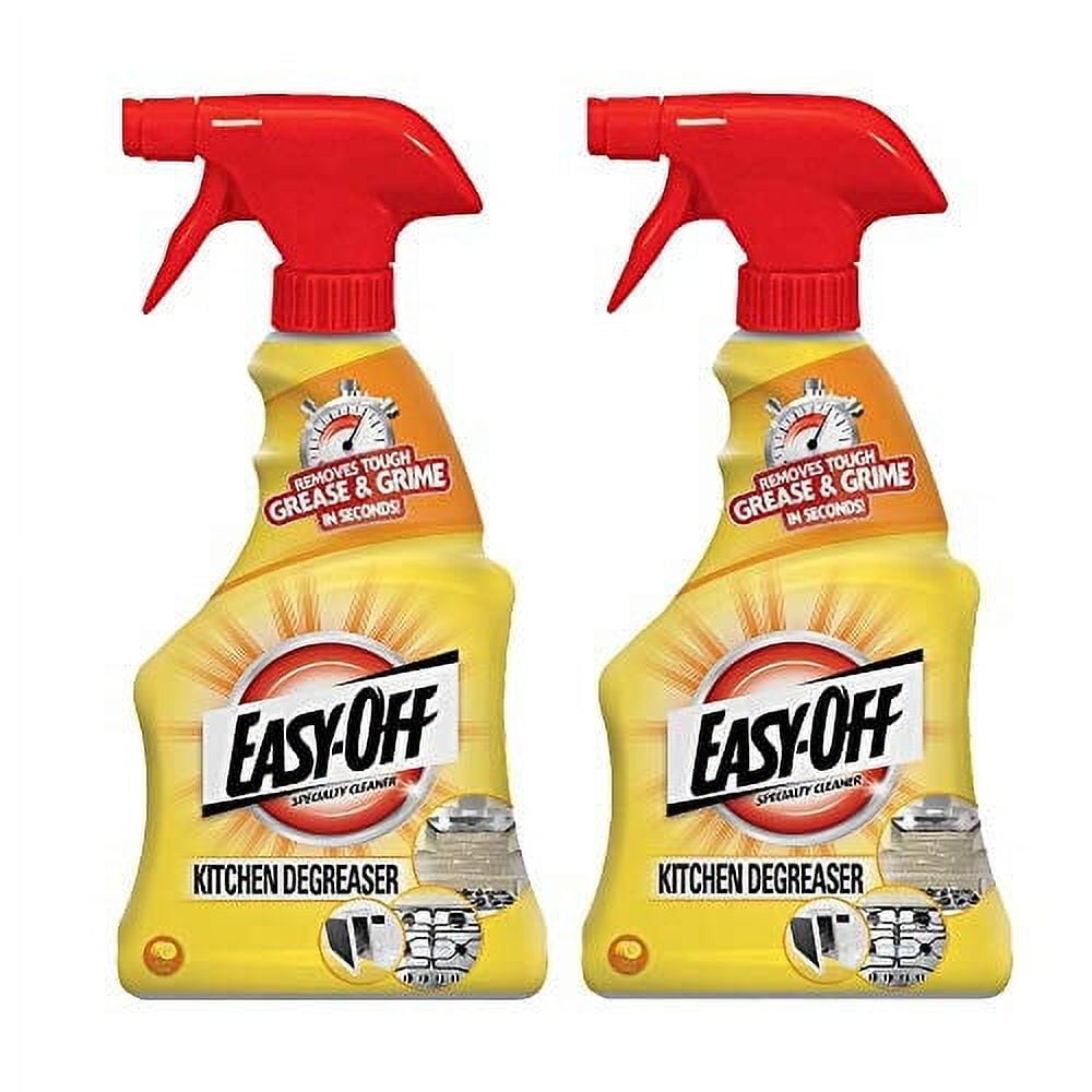 easy off specialty kitchen degreaser cleaner, 16 fl oz bottle (pack of ...