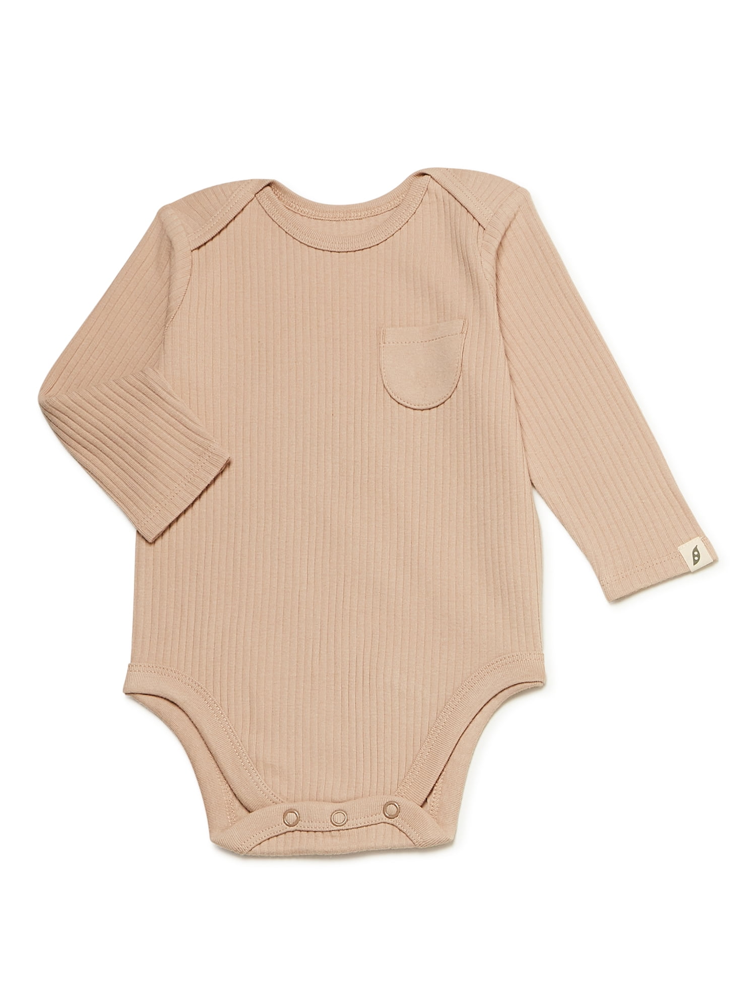 easy-peasy Baby Pocket Bodysuit with Long Sleeves, Sizes 0/3-24 Months ...