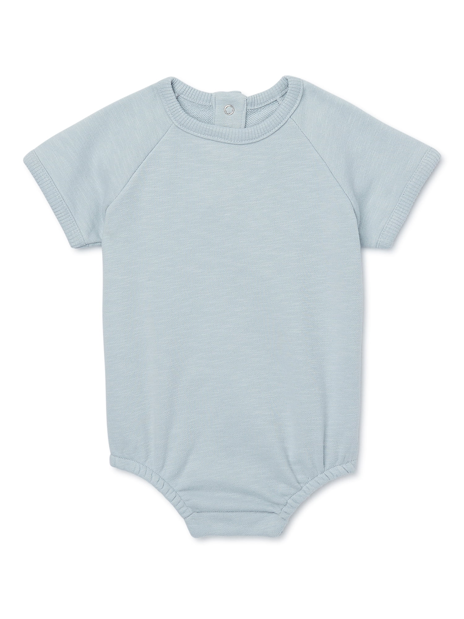 easy-peasy Baby Short Sleeve French Terry Solid Bodysuit, Sizes 0-24 ...