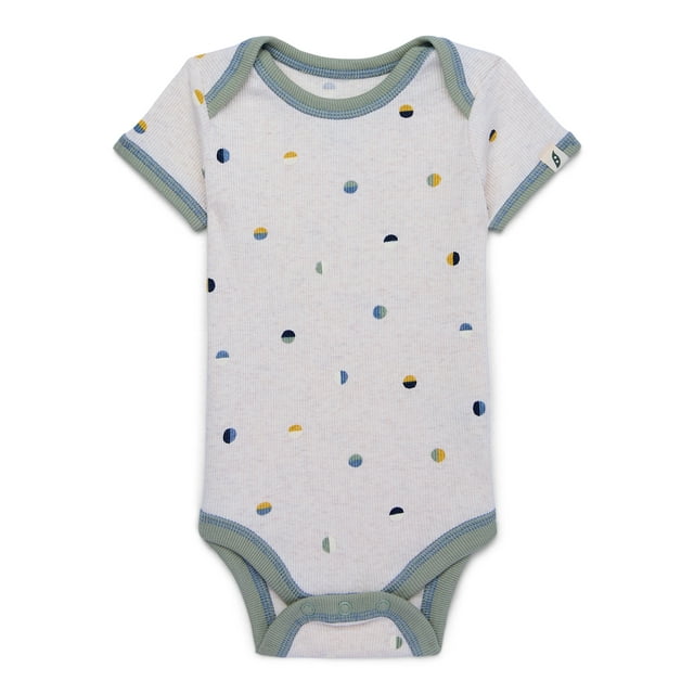 easy-peasy Baby Short Sleeve Lap Shoulder Bodysuit, Sizes 0-24 Months - Walmart.com