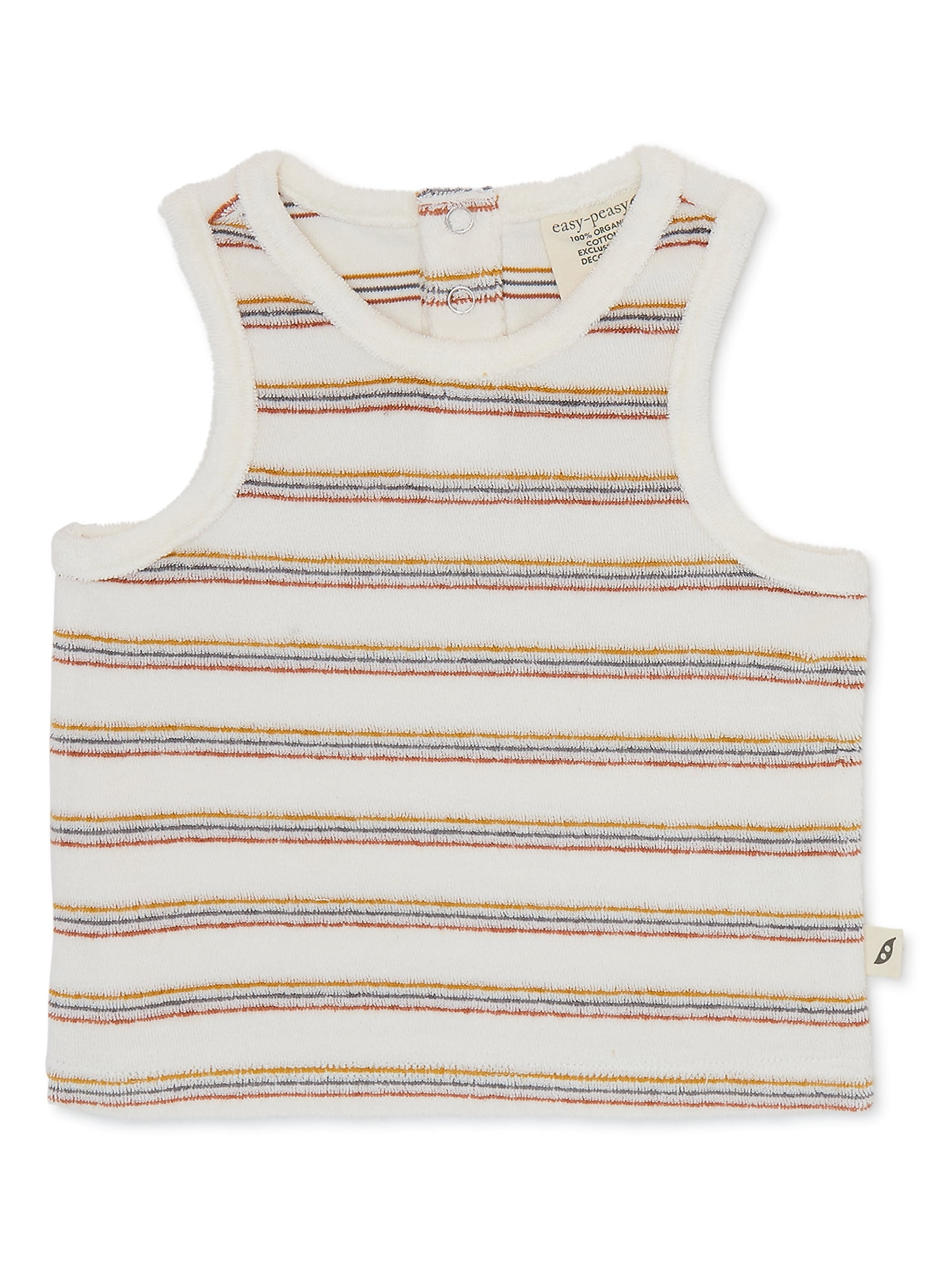 easy-peasy Baby Stripe Terry Cloth Tank Top, Sizes 0-24M - Walmart.com