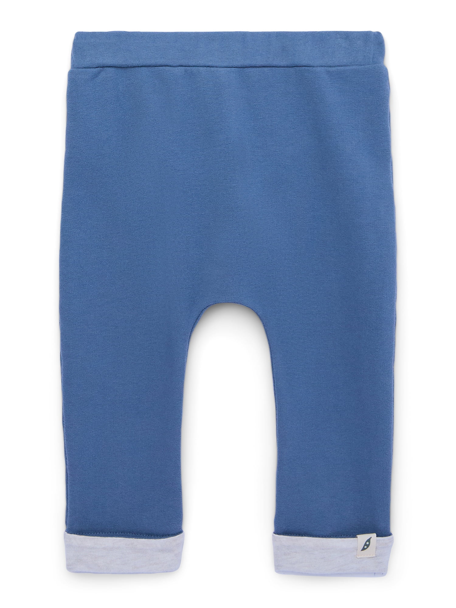 Baby U Shaped Terry Pants - Cozy Organic Cotton - Walmart.com