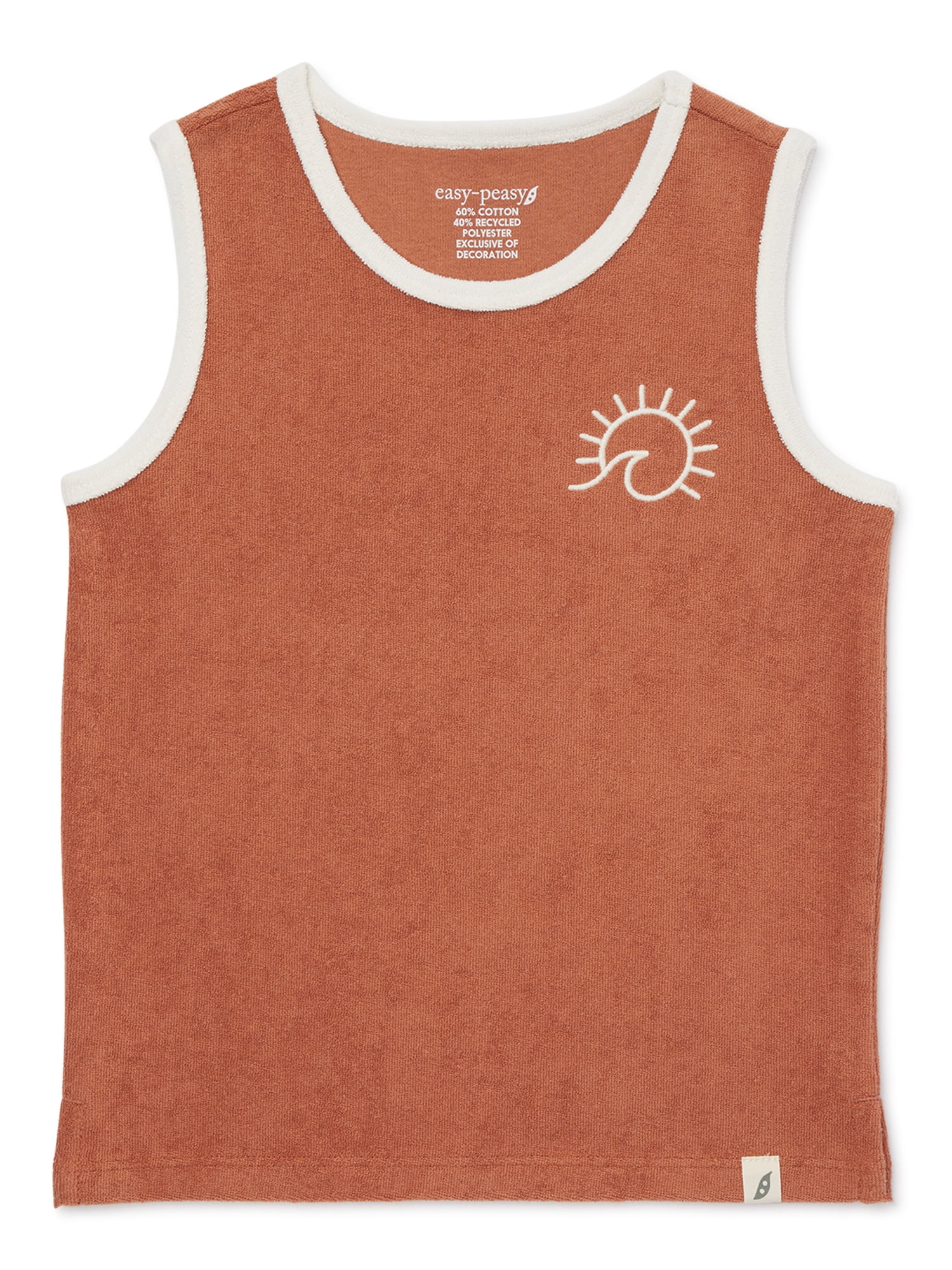 easy-peasy Baby and Toddler Boys Loop Terry Cloth Tank Top, Sizes 12M ...