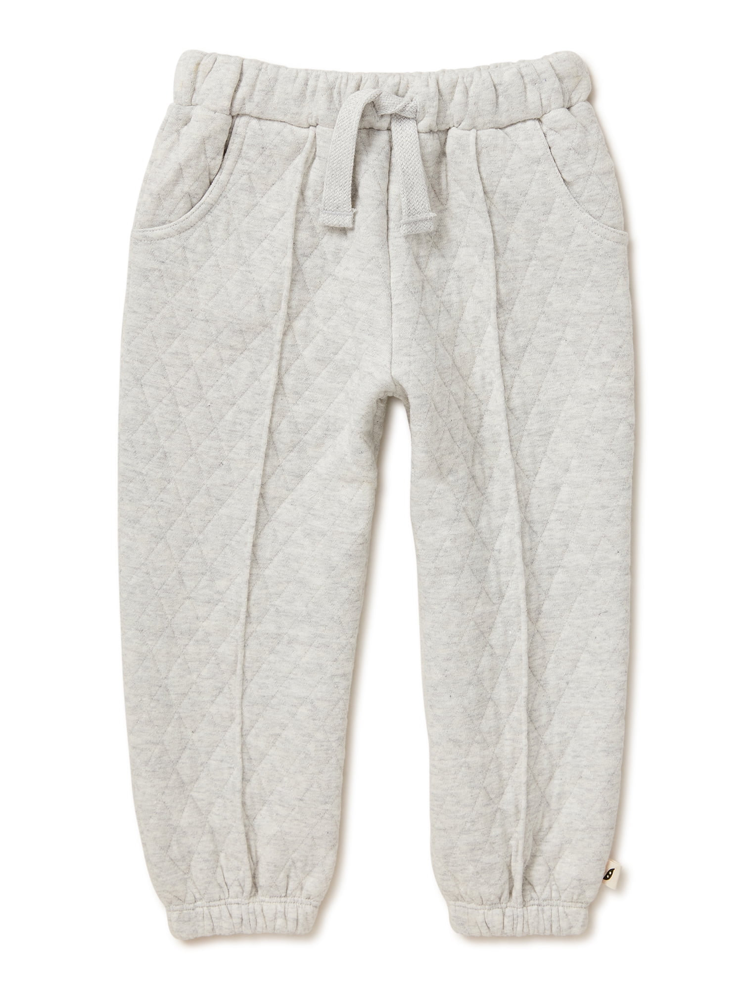 easy-peasy Baby and Toddler Girls Quilted Joggers, Sizes 12 Months-5T ...